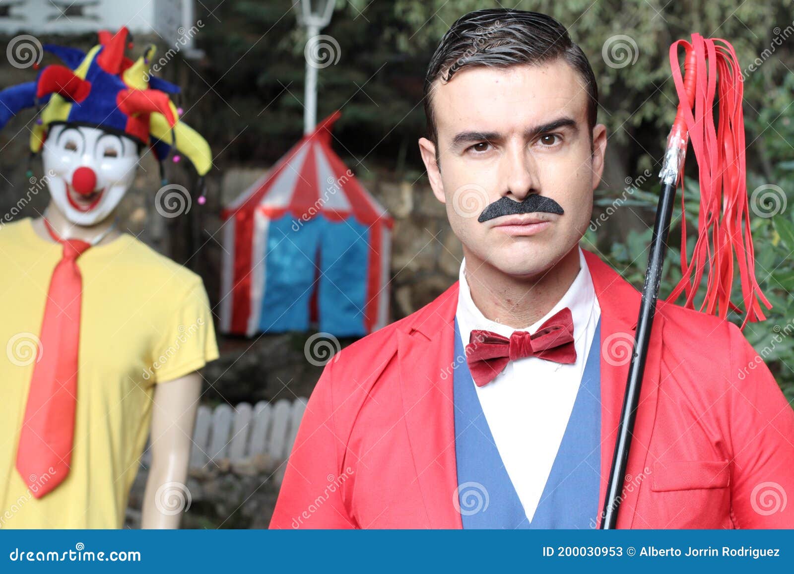 Fun Ringmaster in the Circus Stock Image - Image of cute, funny: 200030953