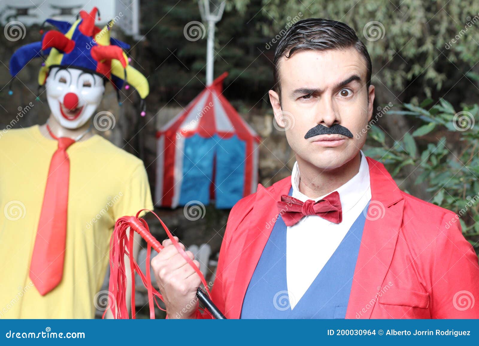 Fun Ringmaster in the Circus Stock Photo - Image of festival, friends ...
