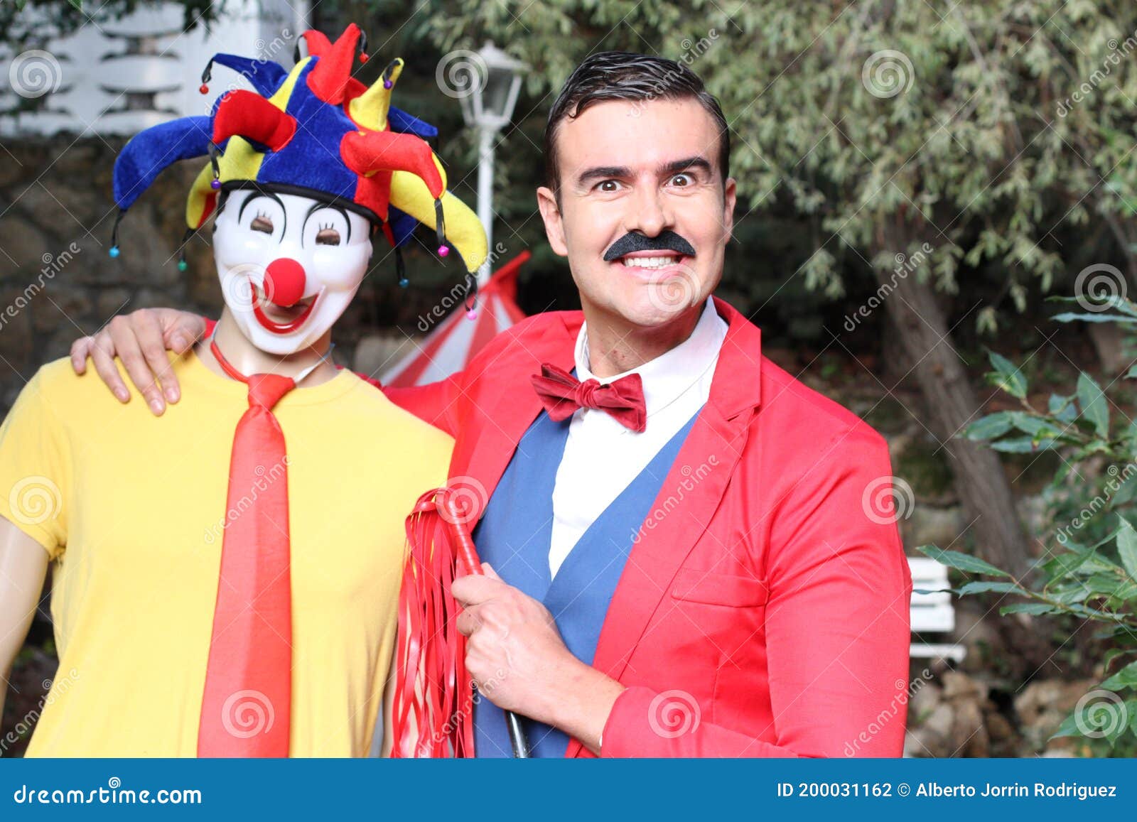 Fun Ringmaster in the Circus Stock Photo - Image of festival ...
