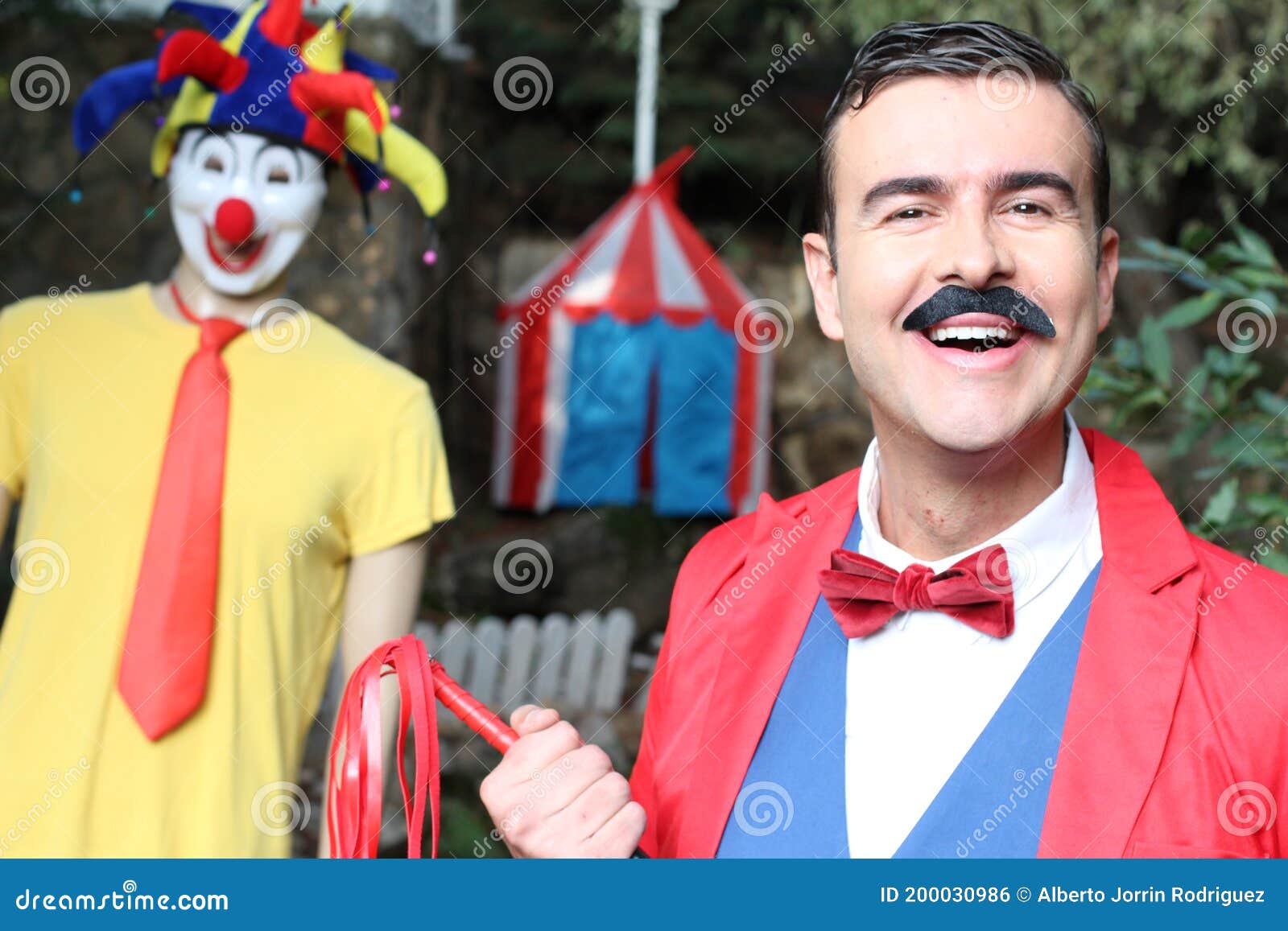 Fun Ringmaster in the Circus Stock Photo - Image of magical ...