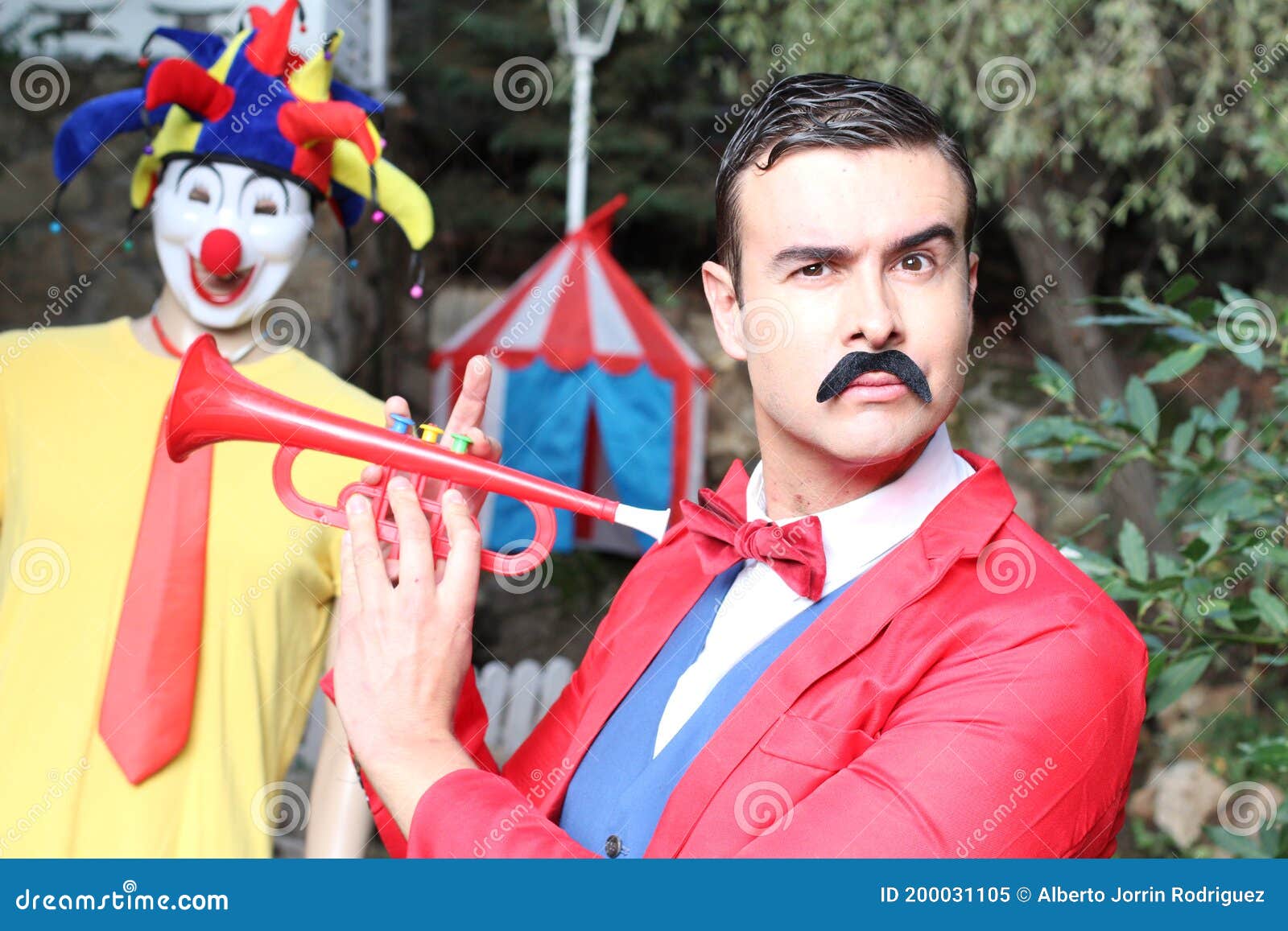 Fun Ringmaster in the Circus Stock Image - Image of festival, ceremony ...