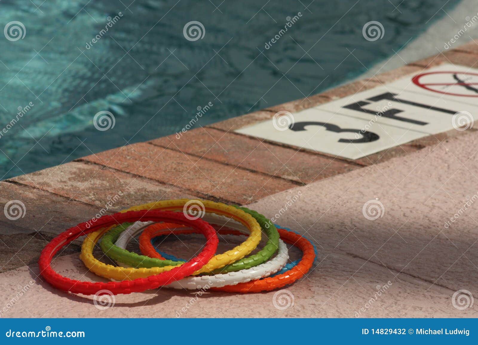 Fun Rings stock photo. Image of pool, buoy, water, holiday - 14829432