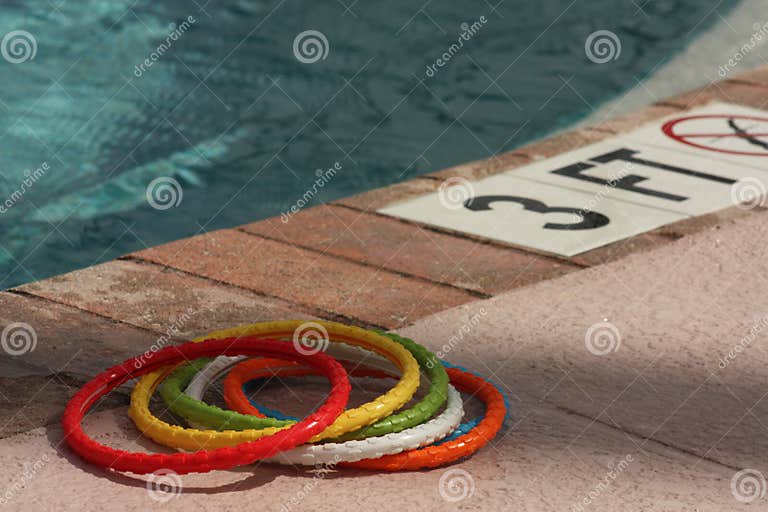 Fun Rings stock photo. Image of pool, buoy, water, holiday - 14829432