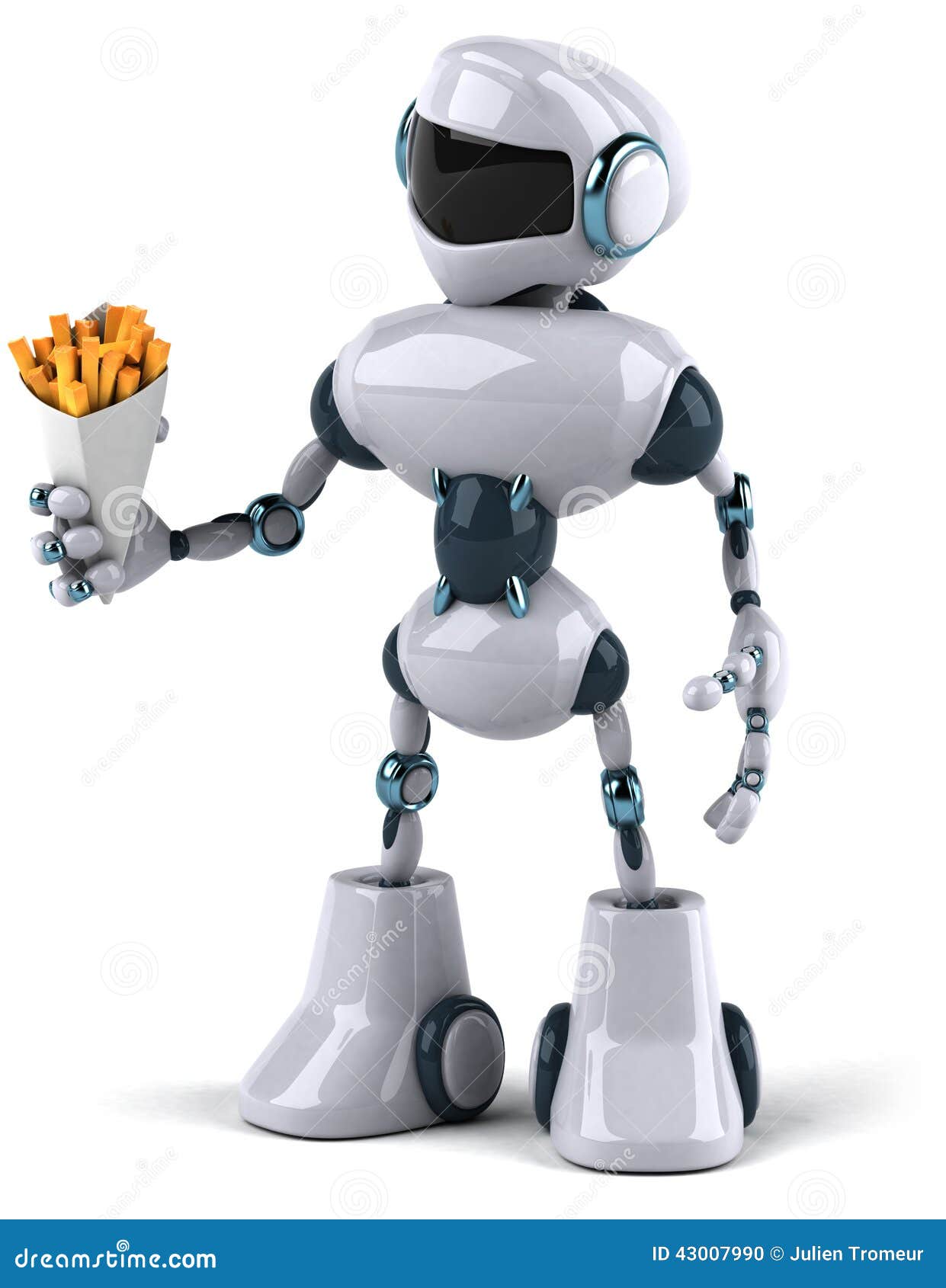 Fun robot stock illustration. Illustration of science - 43007990