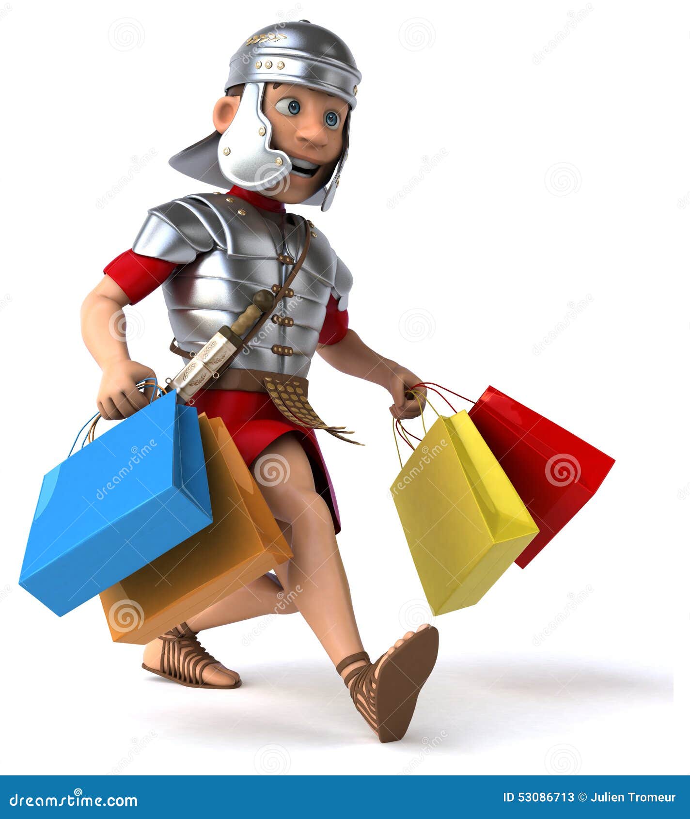 Fun roman soldier stock illustration. Illustration of military - 53086713