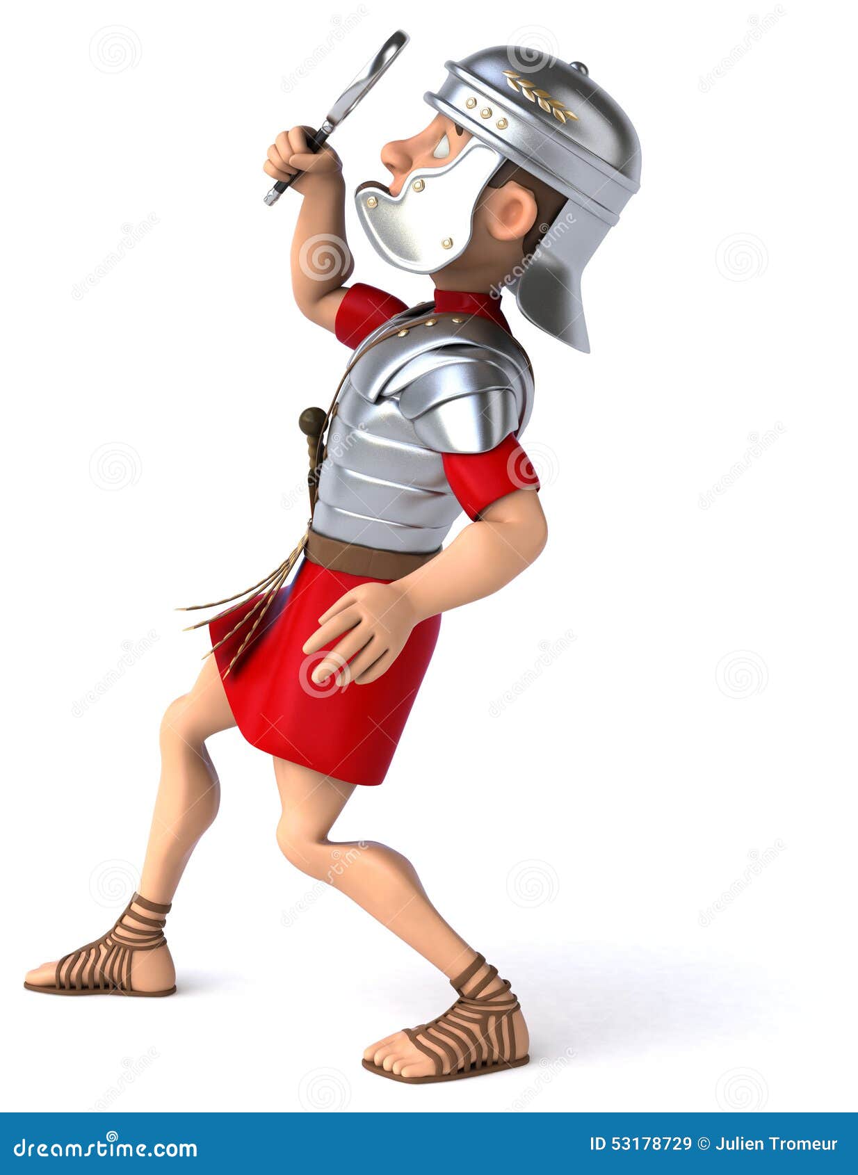 Fun roman soldier stock illustration. Illustration of cohort - 53178729