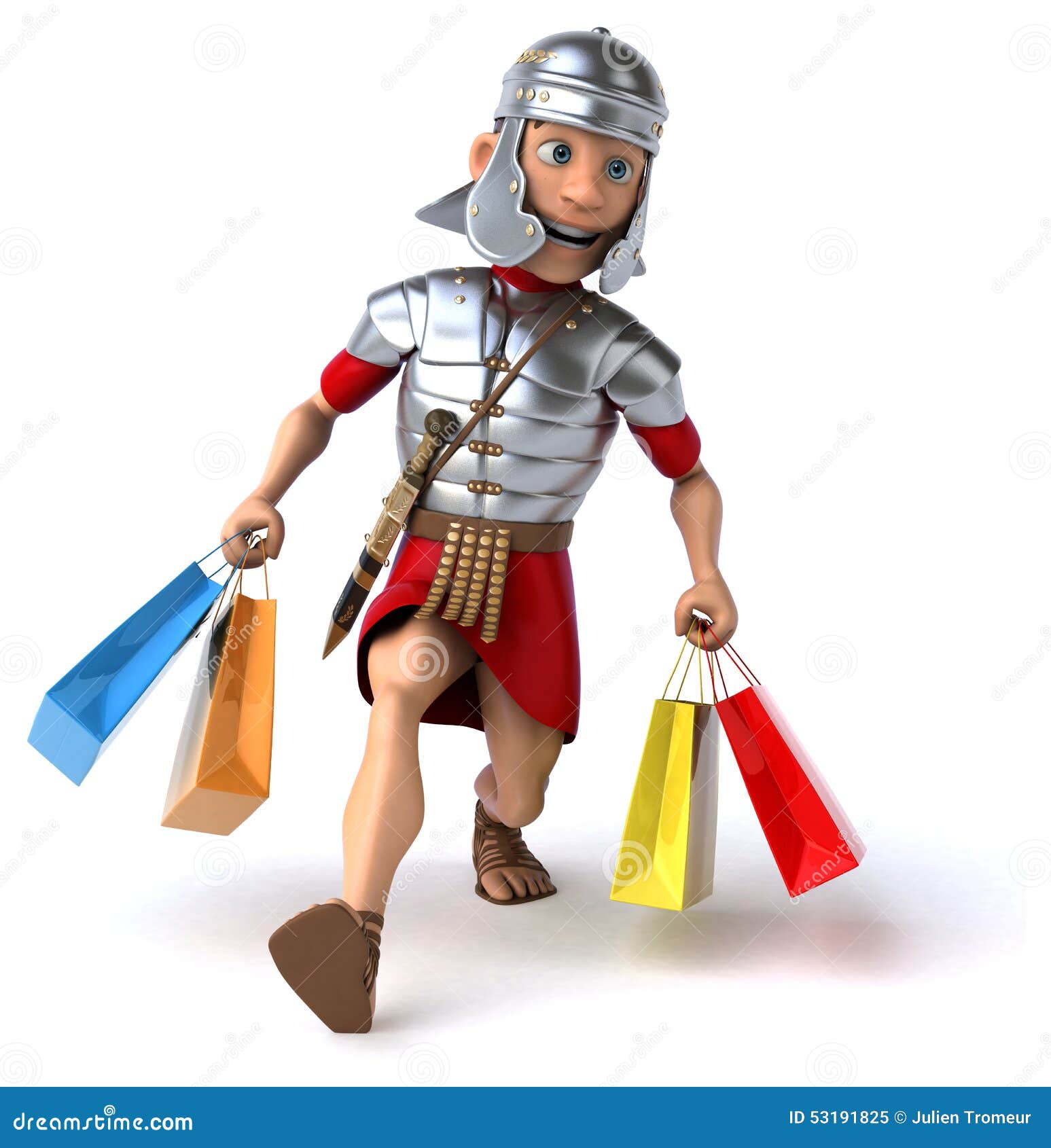 Fun roman soldier stock illustration. Illustration of infantry - 53191825