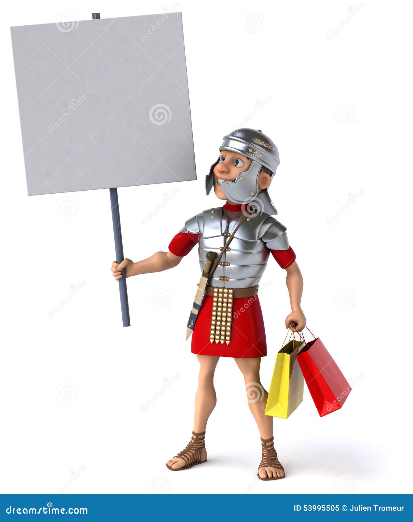 Fun roman soldier stock illustration. Illustration of centurion - 53995505