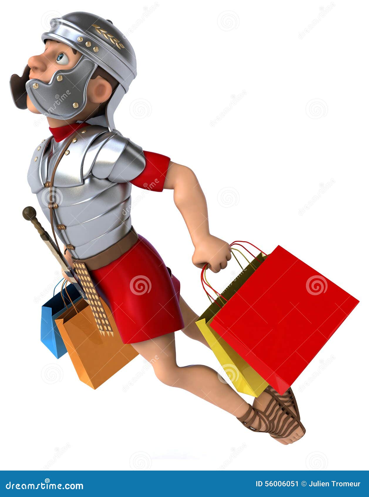 Fun roman soldier stock illustration. Illustration of roman - 56006051