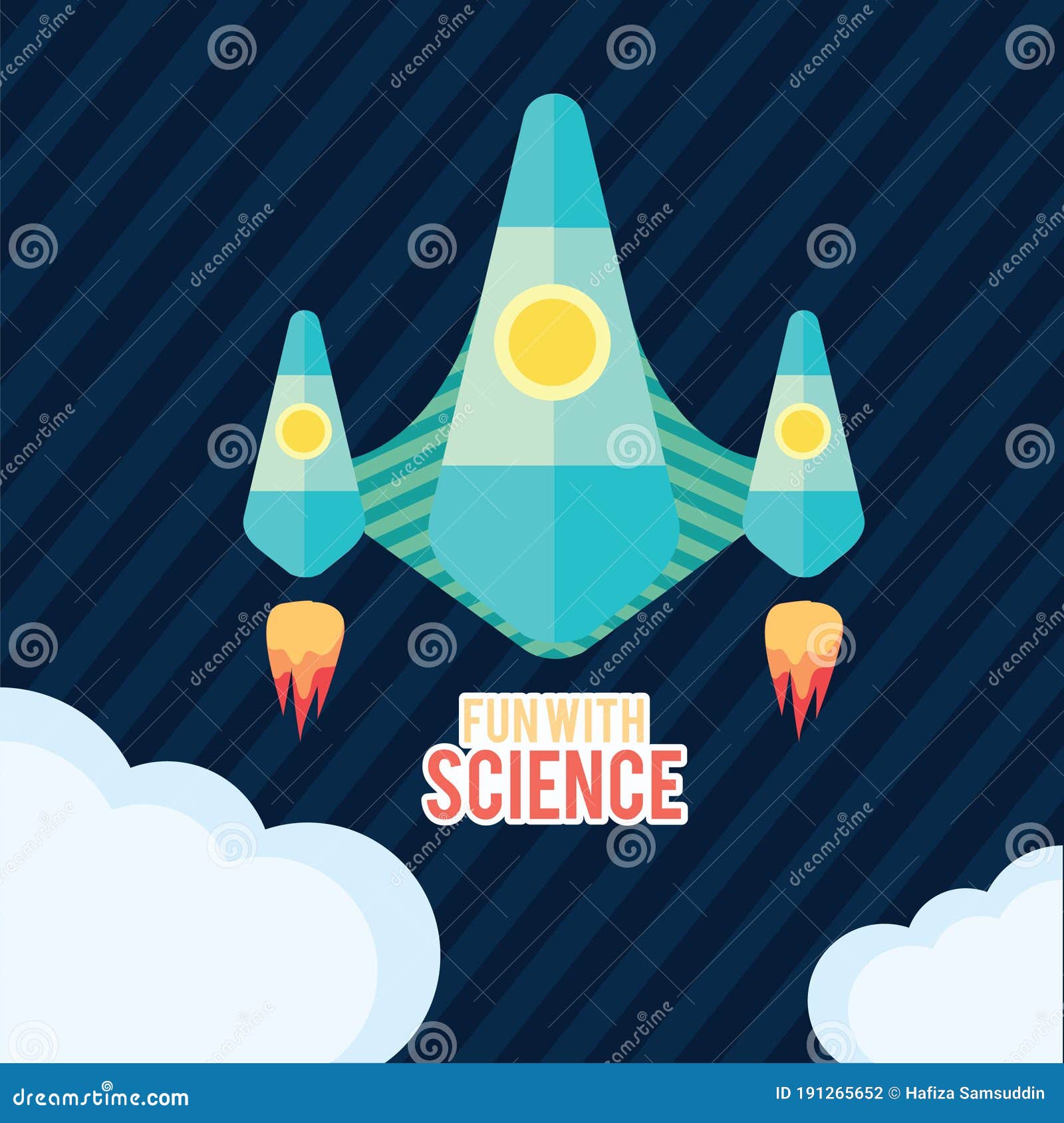 Fun with Science. Vector Illustration Decorative Design Stock Vector ...