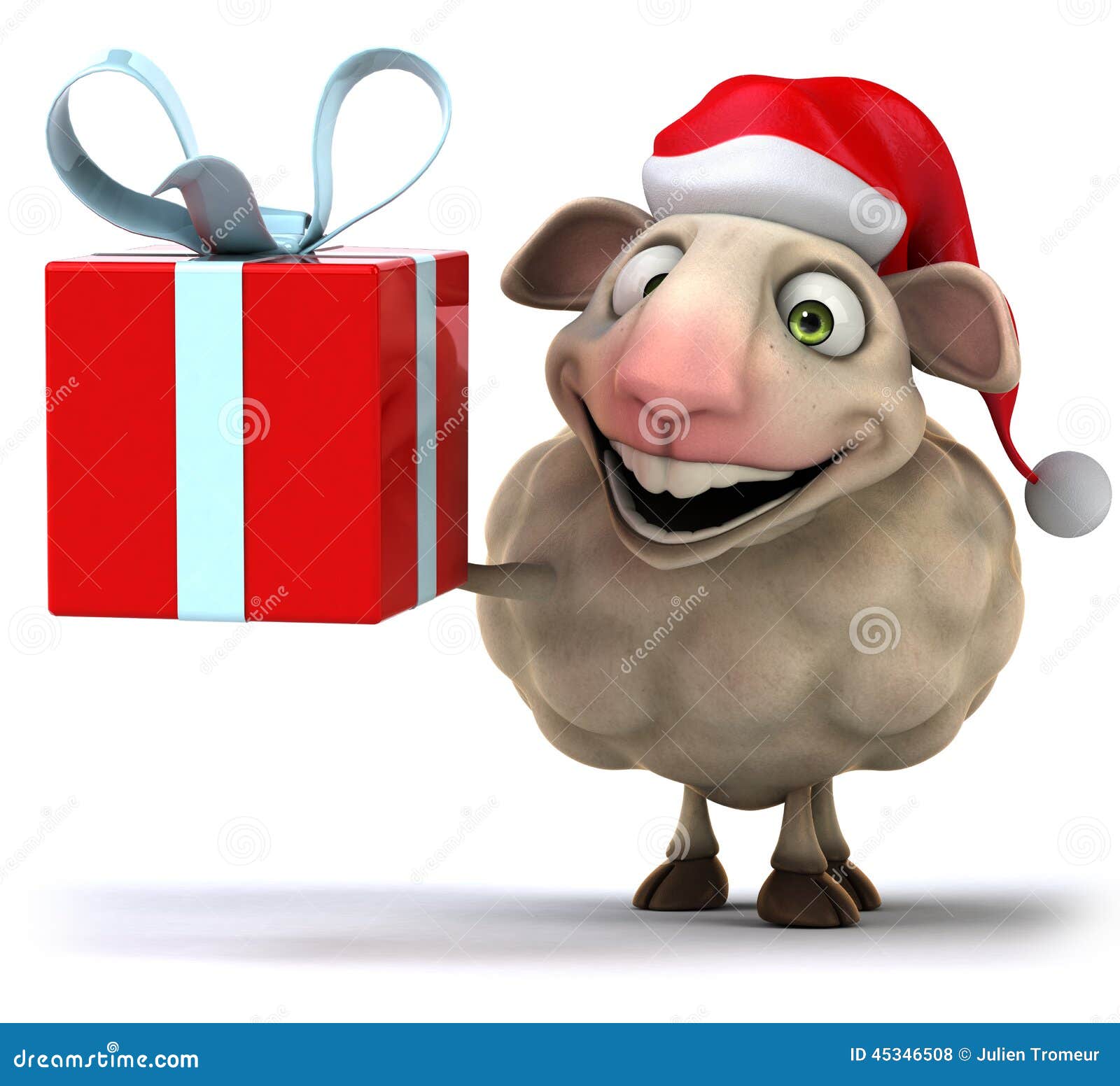 Fun sheep stock illustration. Illustration of sheep, character - 45346508