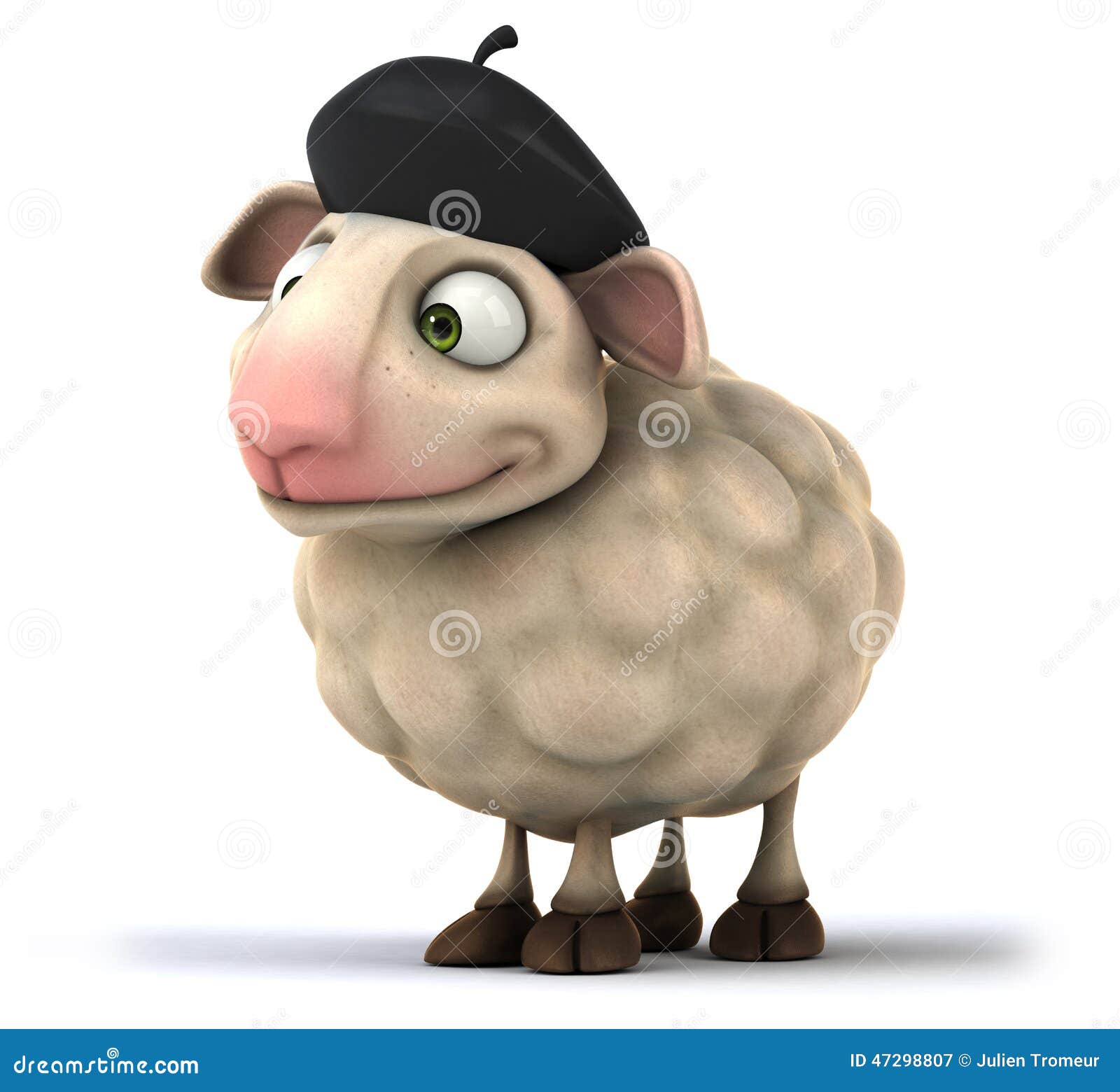 Fun sheep stock illustration. Illustration of farm, isolated - 47298807