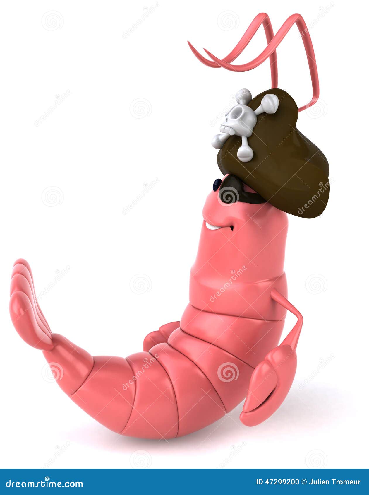 Fun shrimp stock illustration. Illustration of dinner - 47299200