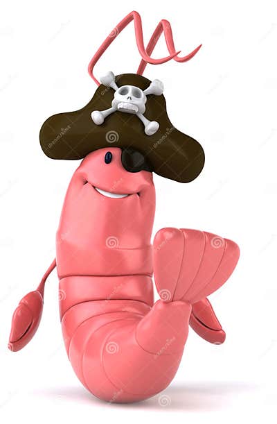 Fun shrimp stock illustration. Illustration of food, ingredient - 47299205