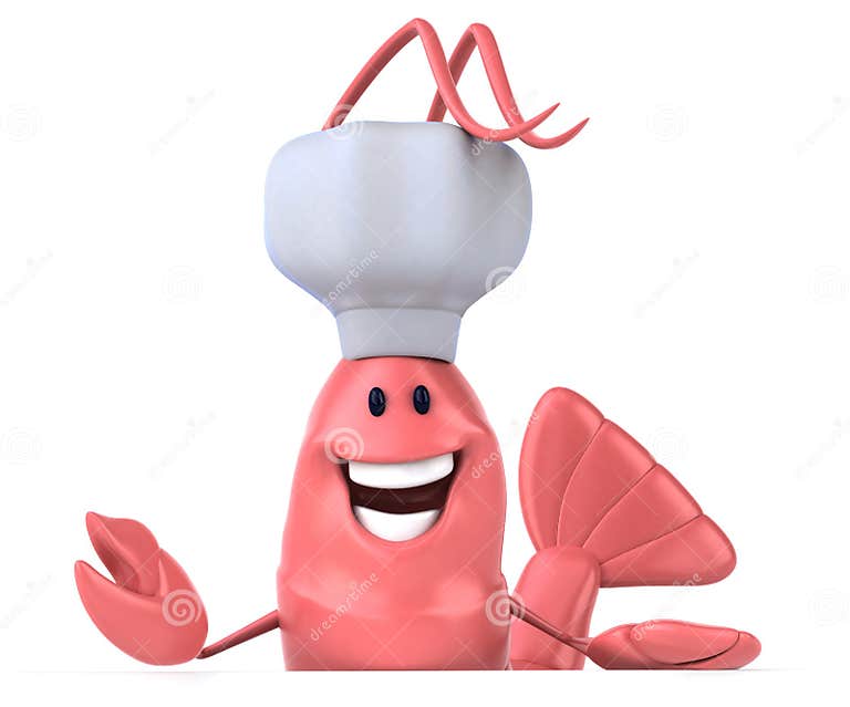 Fun shrimp stock illustration. Illustration of gourmet - 49790554