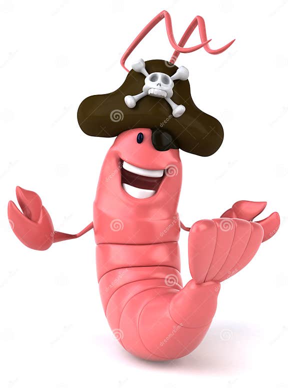 Fun shrimp stock illustration. Illustration of prawn - 56718060