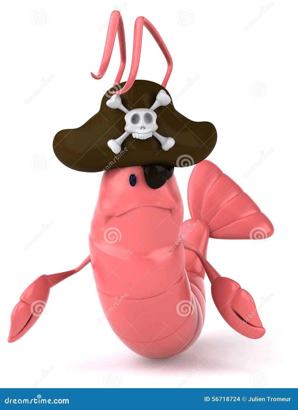 Fun shrimp stock illustration. Illustration of prawn - 56718724