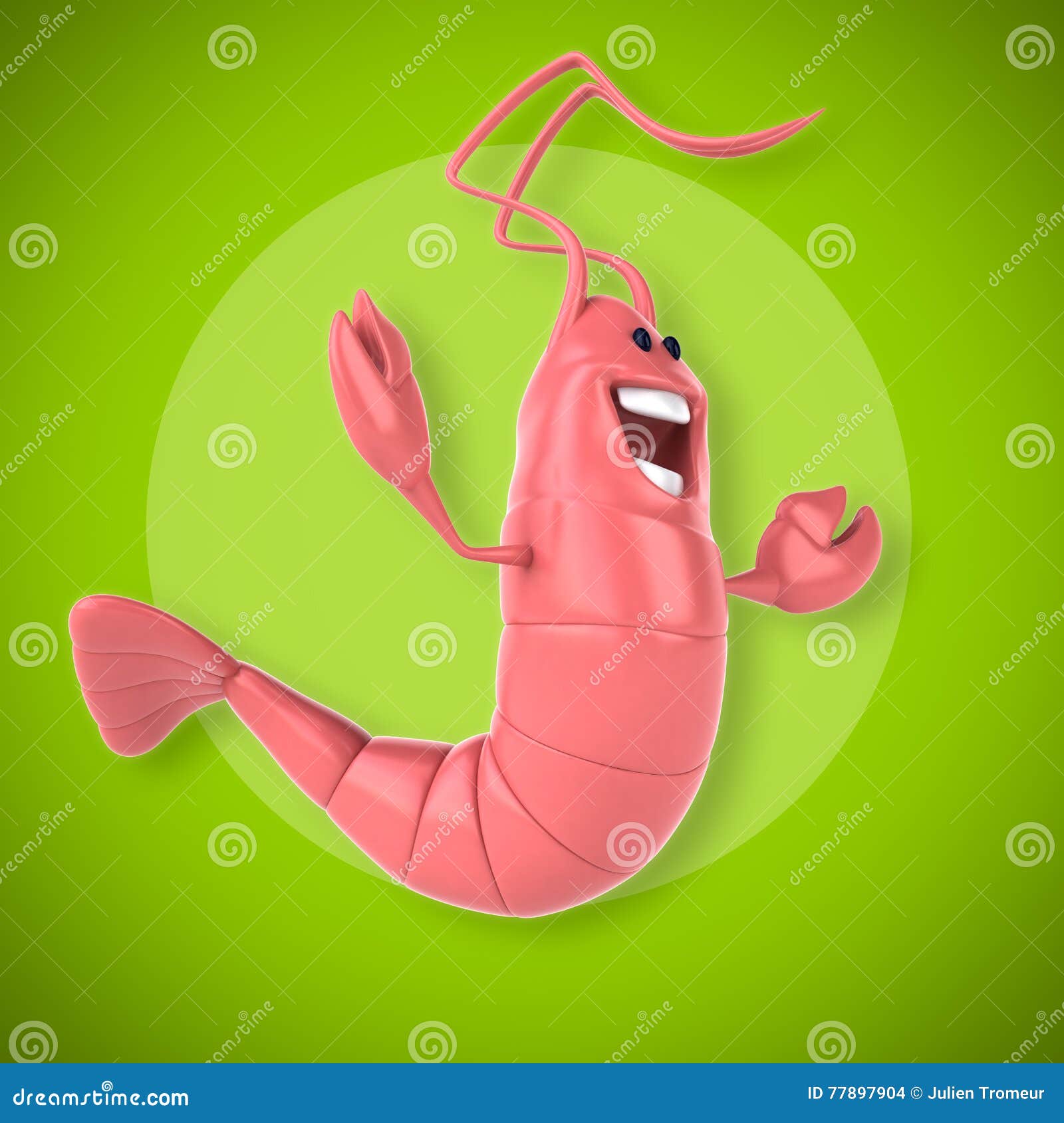 Fun shrimp stock illustration. Illustration of meal, king - 77897904
