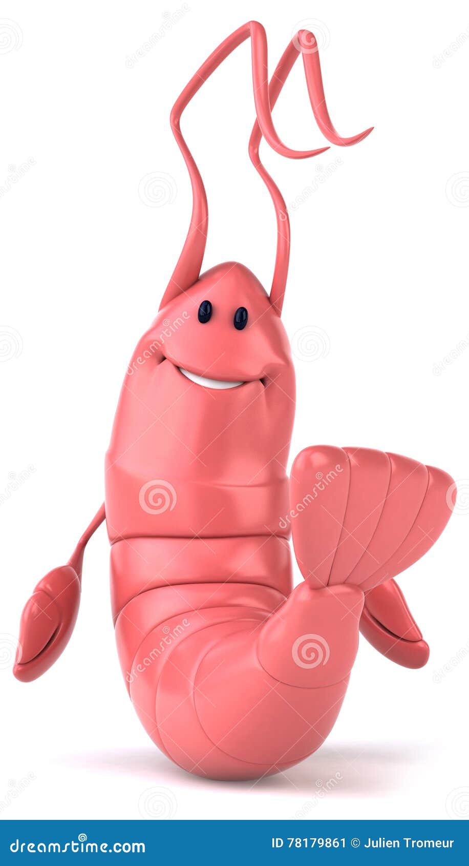 Fun shrimp stock illustration. Illustration of cuisine - 78179861