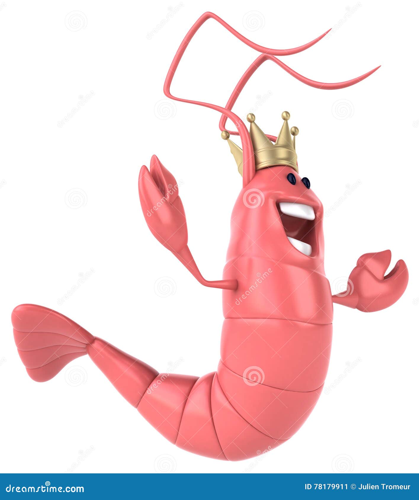 Fun shrimp stock illustration. Illustration of dinner - 78179911