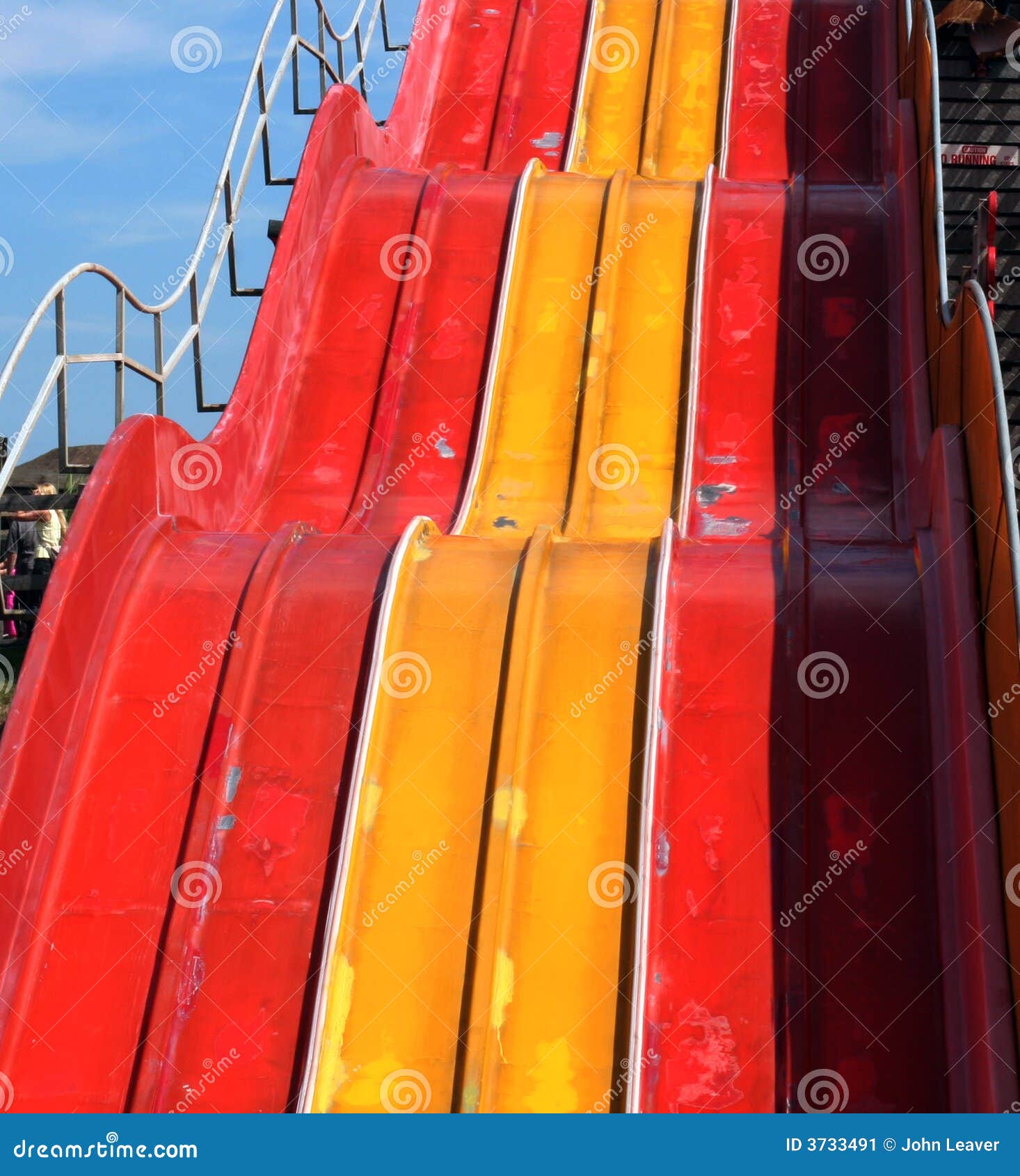 Fun slide stock image. Image of slippery, plastic, tracks - 3733491