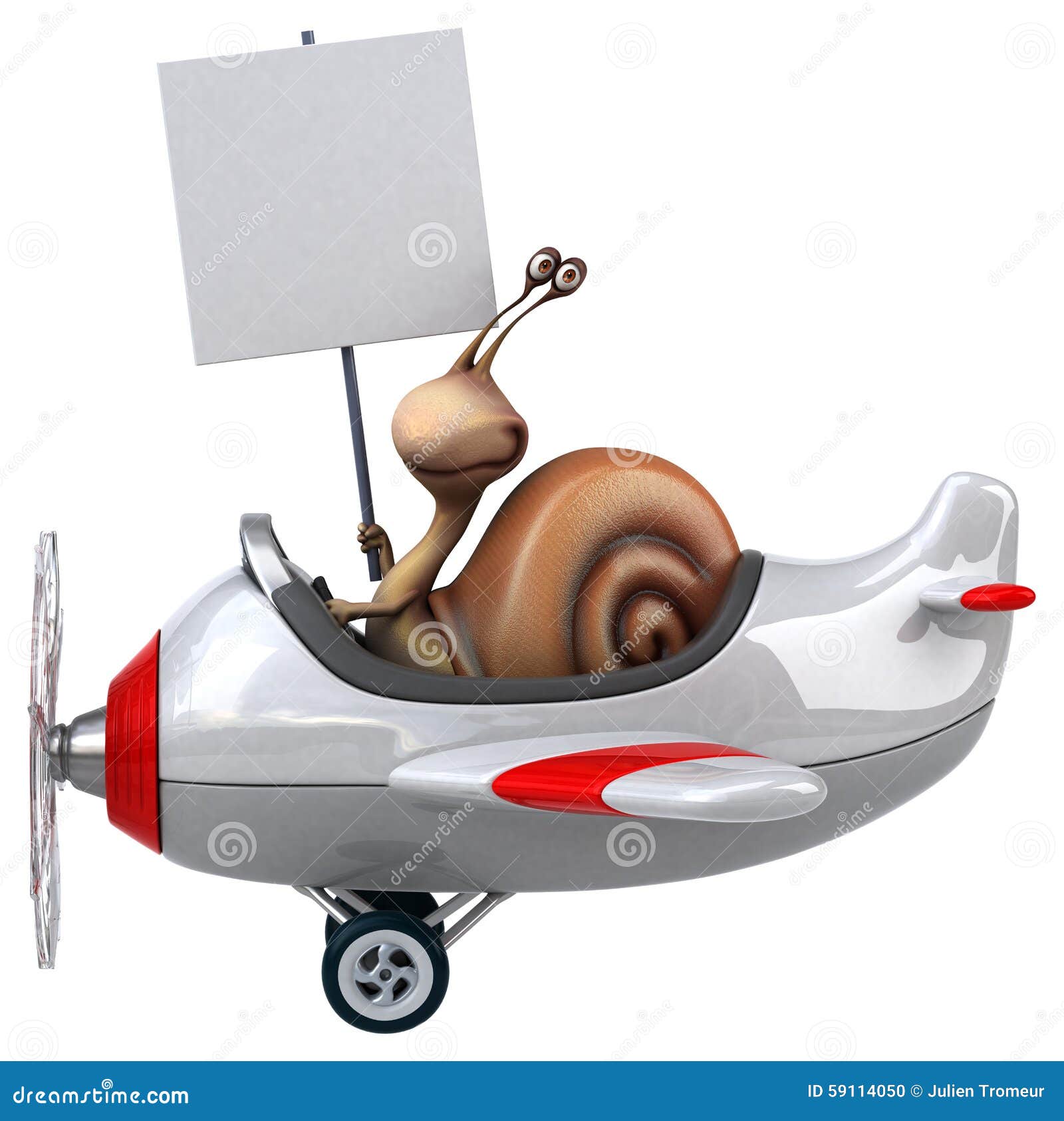 Fun snail stock illustration. Illustration of nature - 59114050