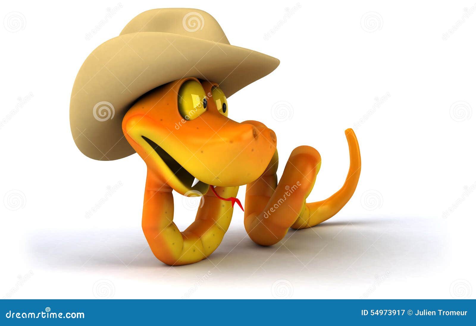 Fun snake stock illustration. Illustration of toxin, jungle - 54973917