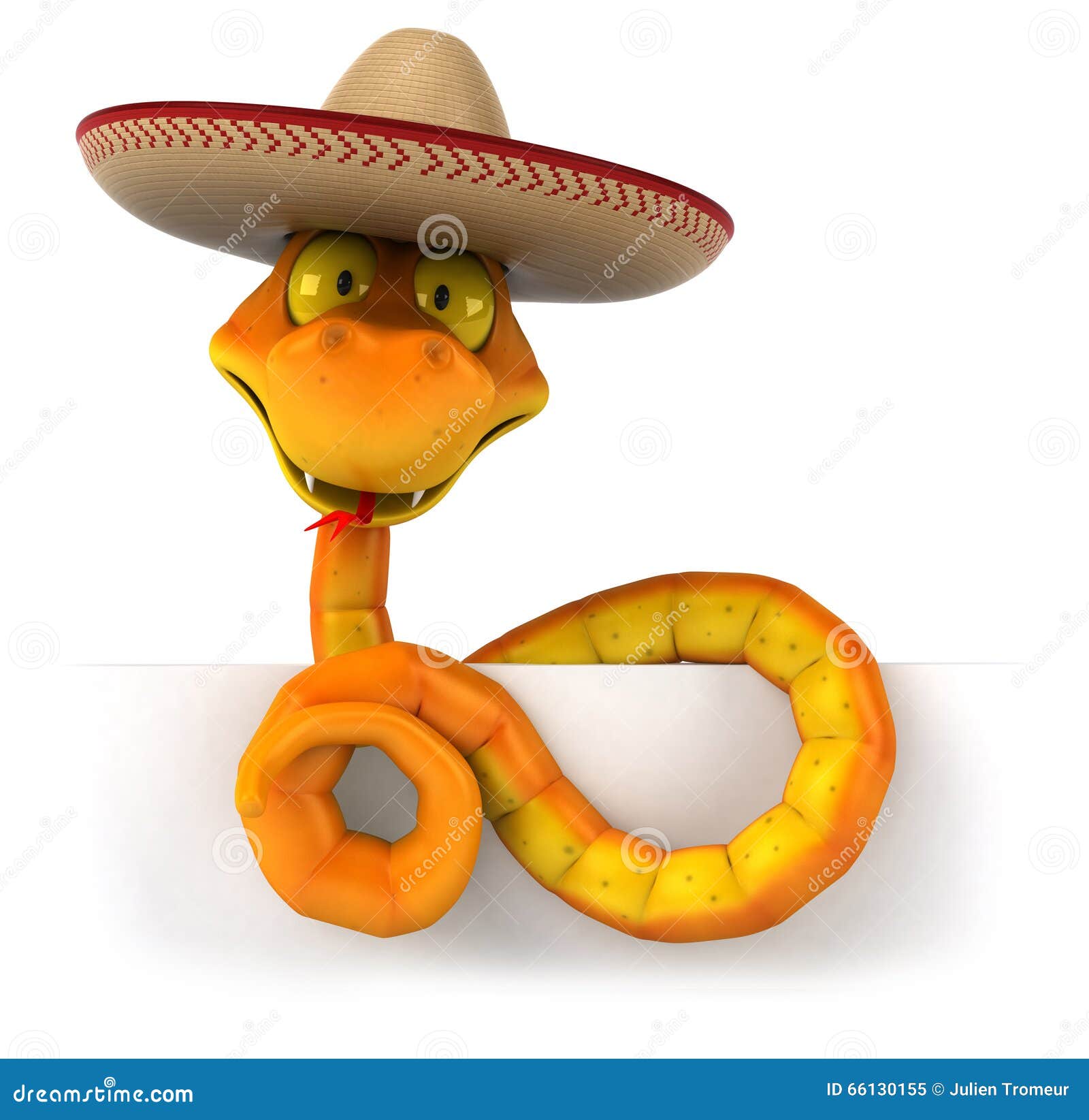 Fun snake stock illustration. Illustration of nature - 66130155