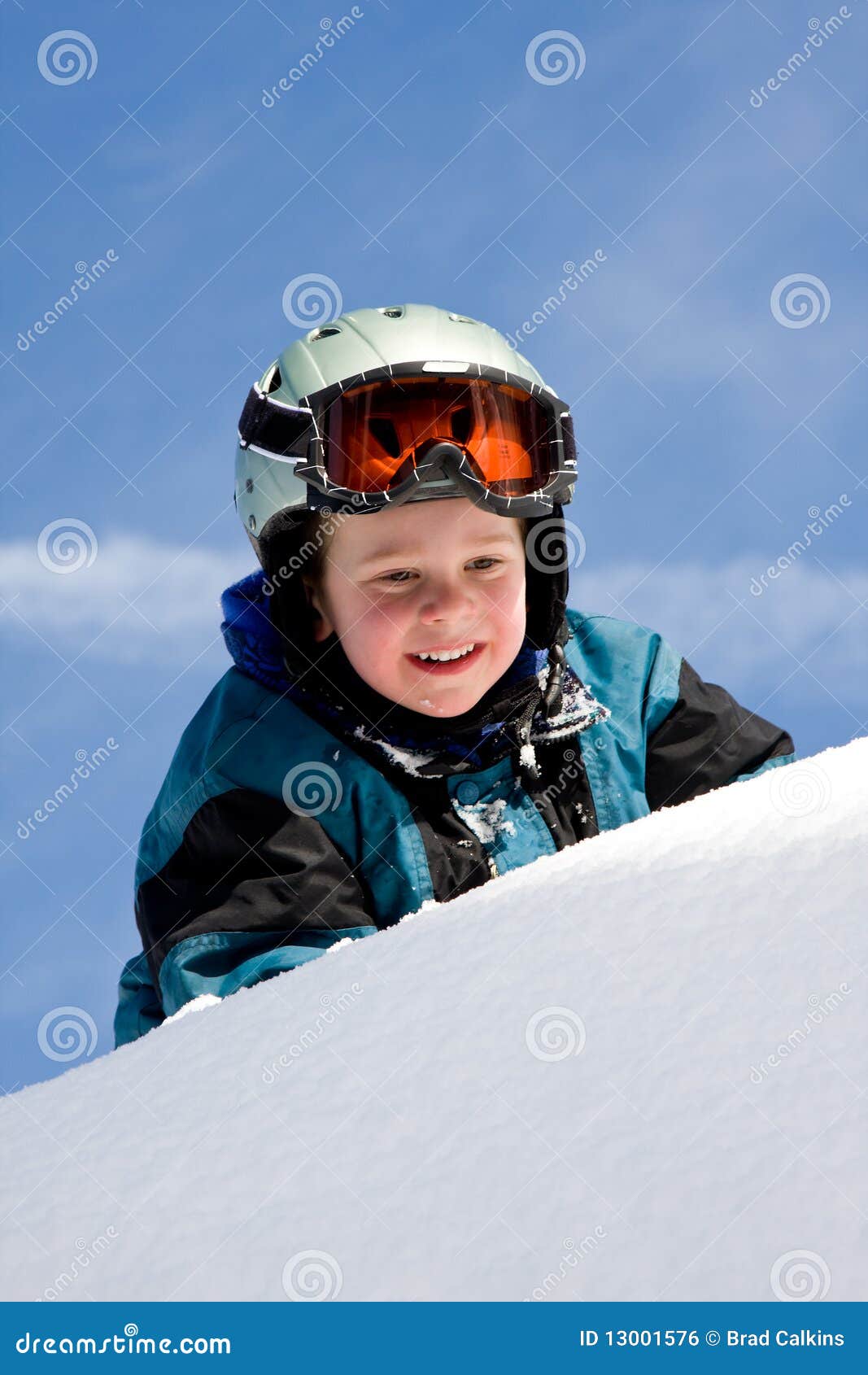 Fun in the snow stock photo. Image of winter, smile, smiling - 13001576