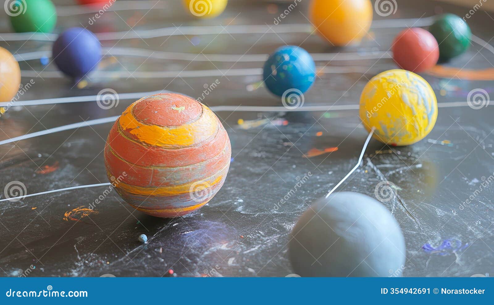A Fun Solar System Model Activity with Foam Balls, Paint, and Wires ...
