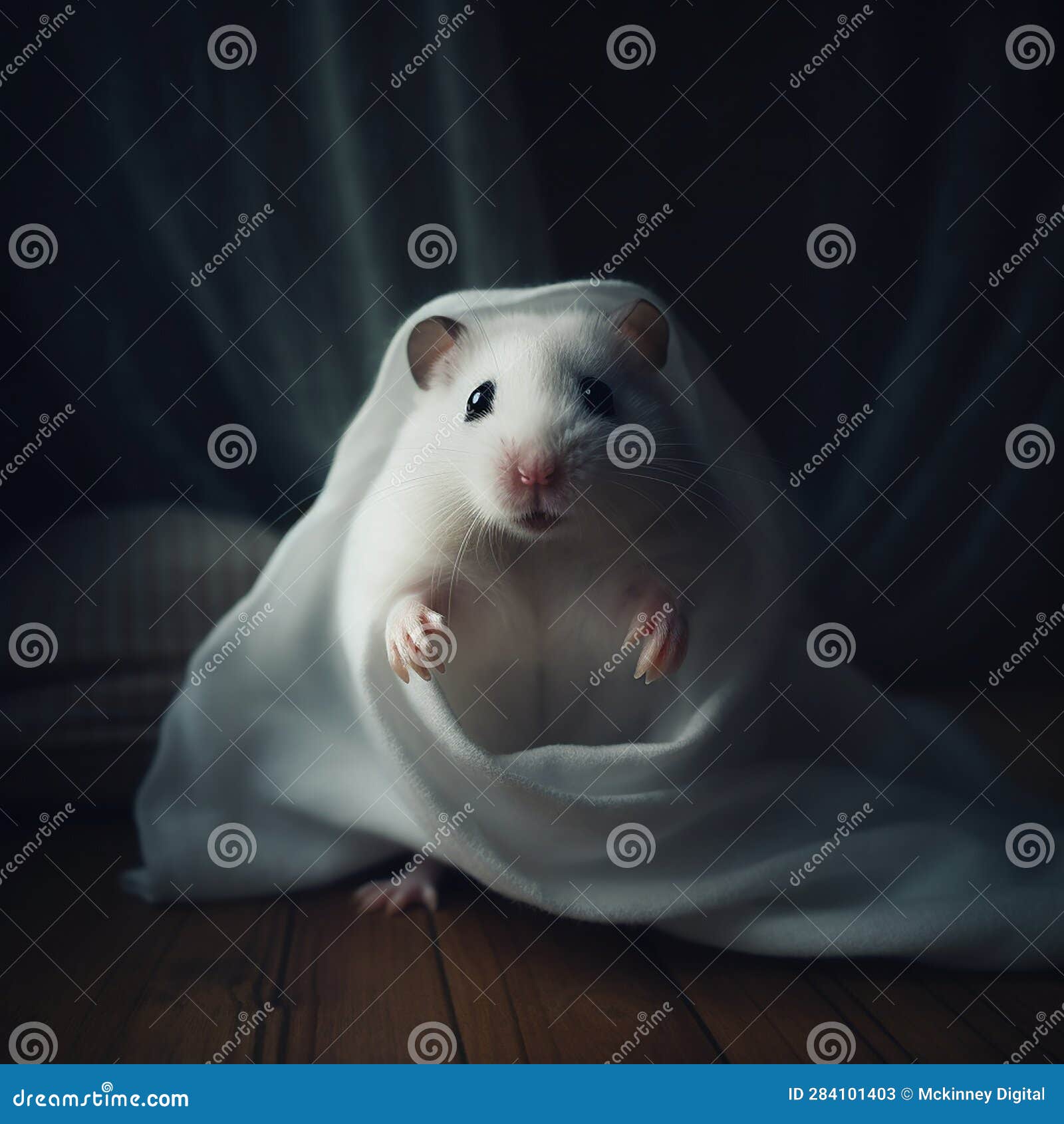 Ghostly Seen with Haunting Hamsters All about. Created Using Ai ...