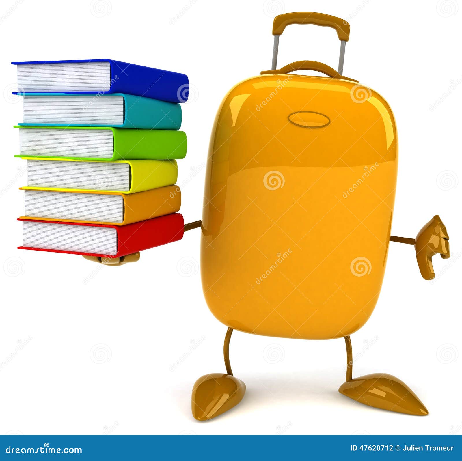 Fun suitcase stock illustration. Illustration of backpack - 47620712