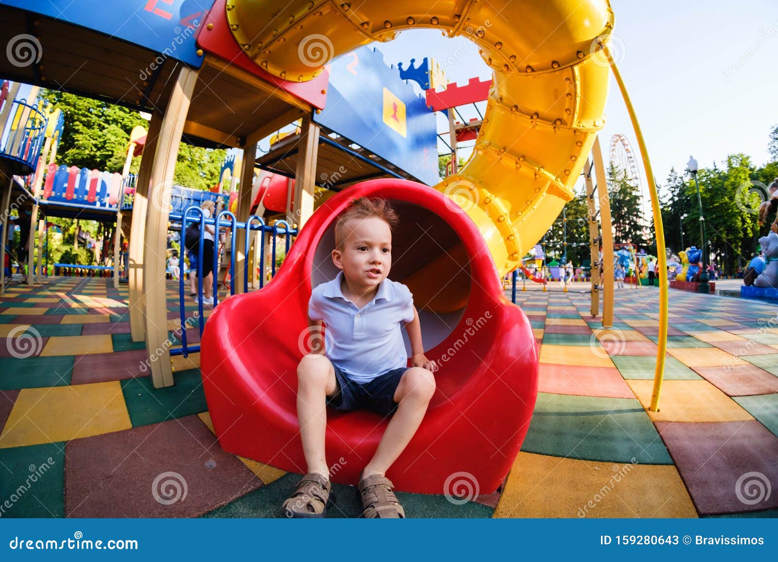 Fun Summer Park Activity Joy Recreation Cute Stock Image Image Of Game Safety 159280643 6754