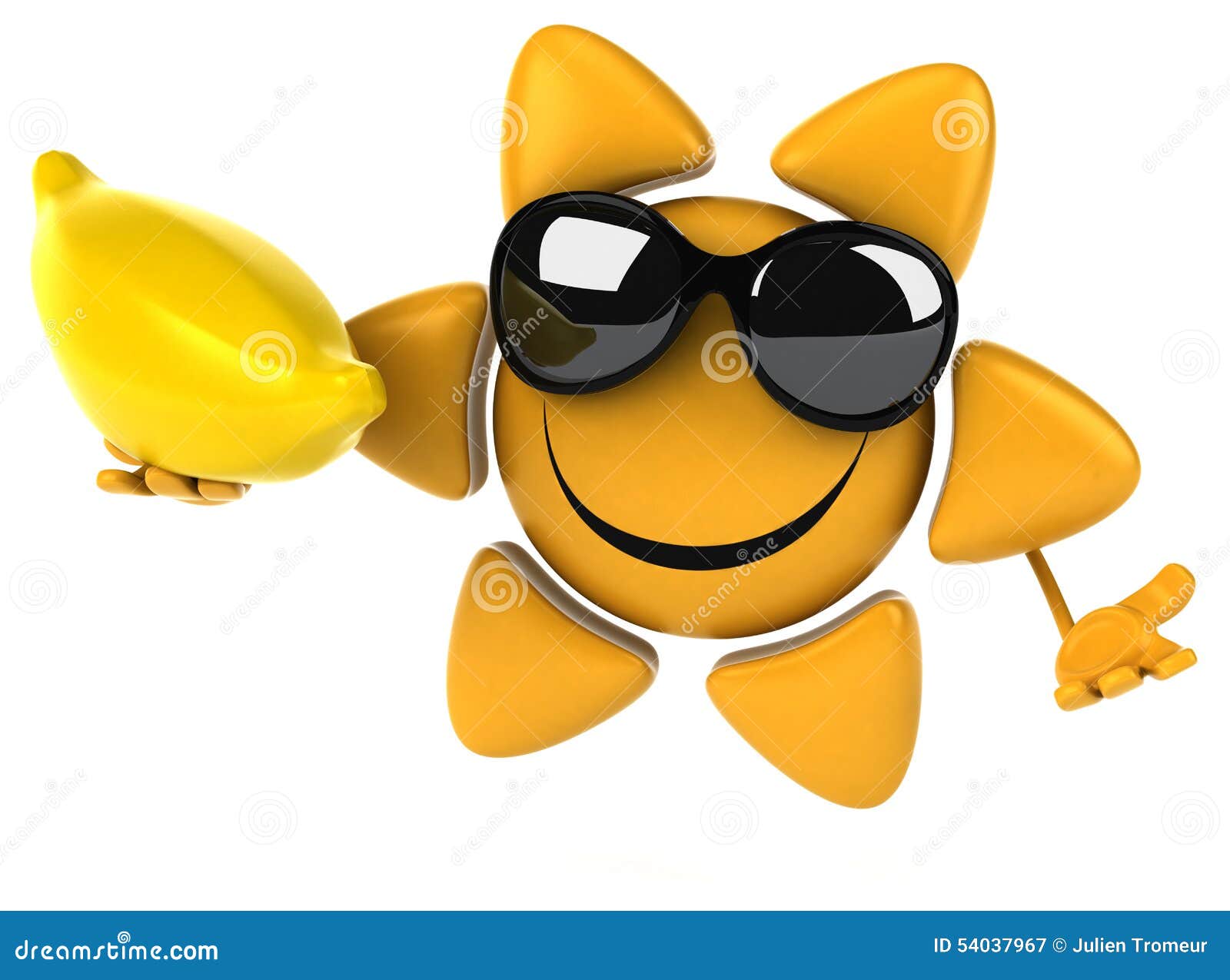 Fun sun stock illustration. Illustration of bright, fruit - 54037967