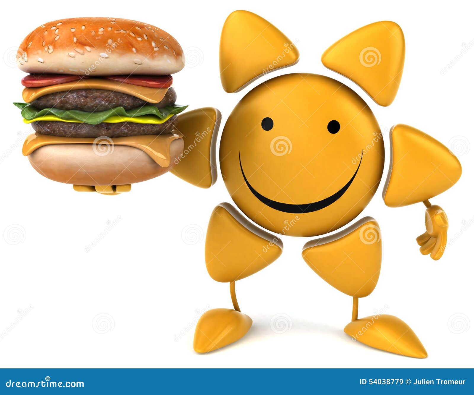 Fun sun stock illustration. Illustration of sunset, fast - 54038779