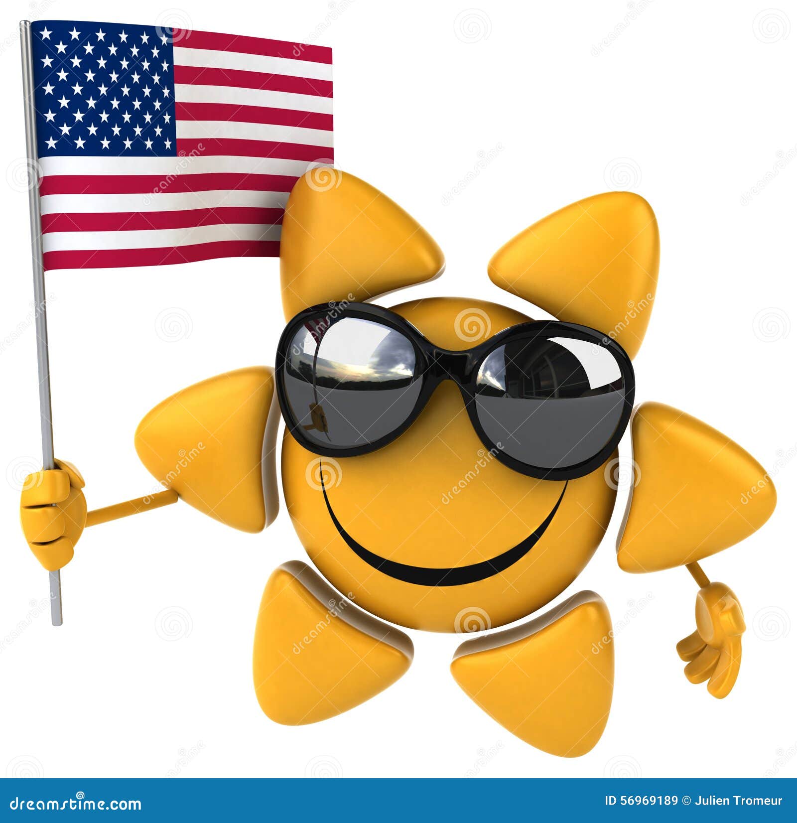Fun sun stock illustration. Illustration of sunny, character - 56969189