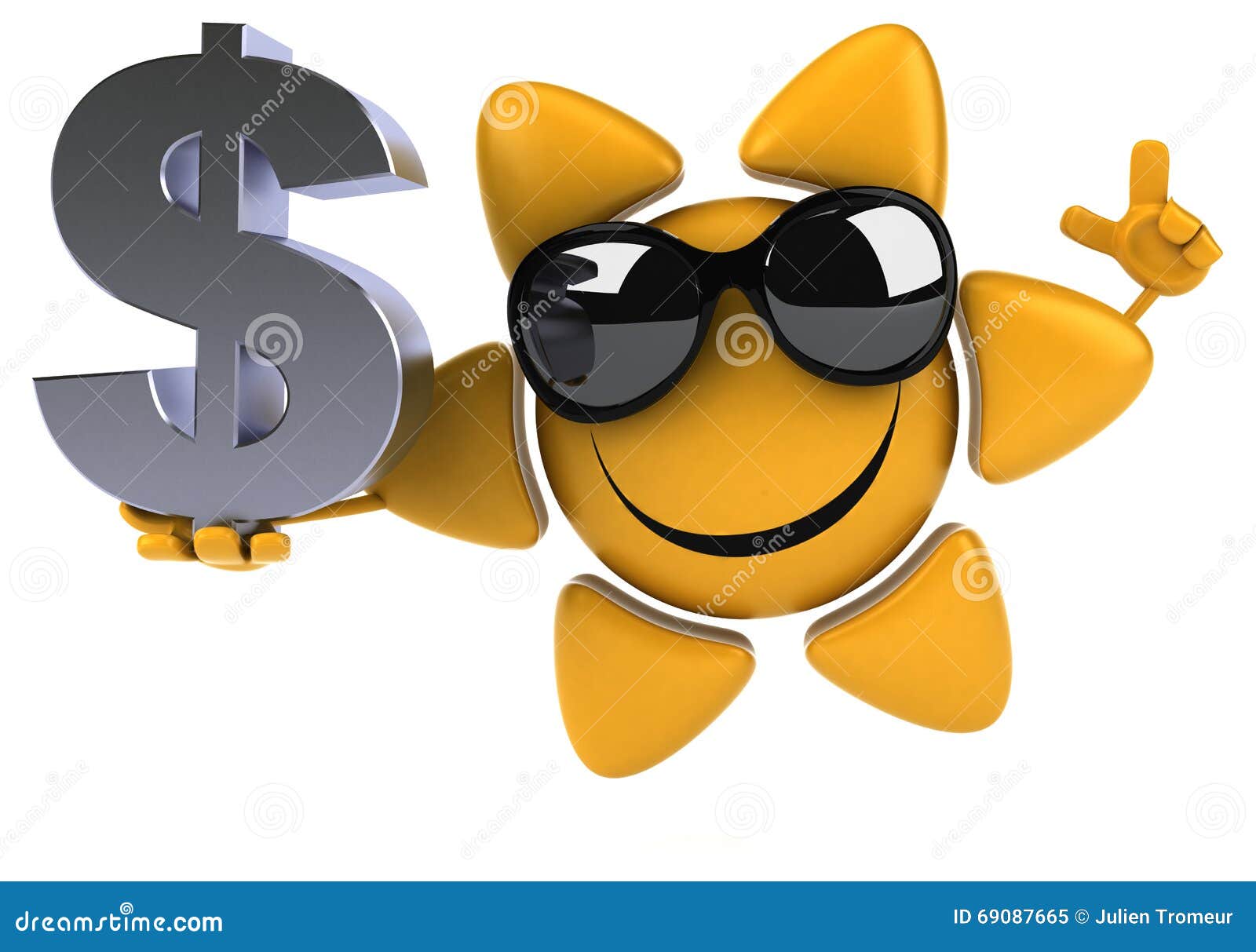 Fun sun stock illustration. Illustration of vacation - 69087665