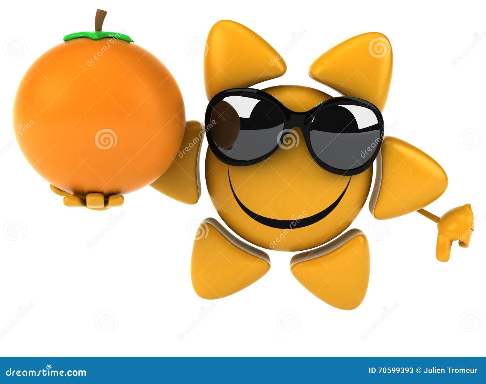 Fun sun stock illustration. Illustration of view, humor - 70599393
