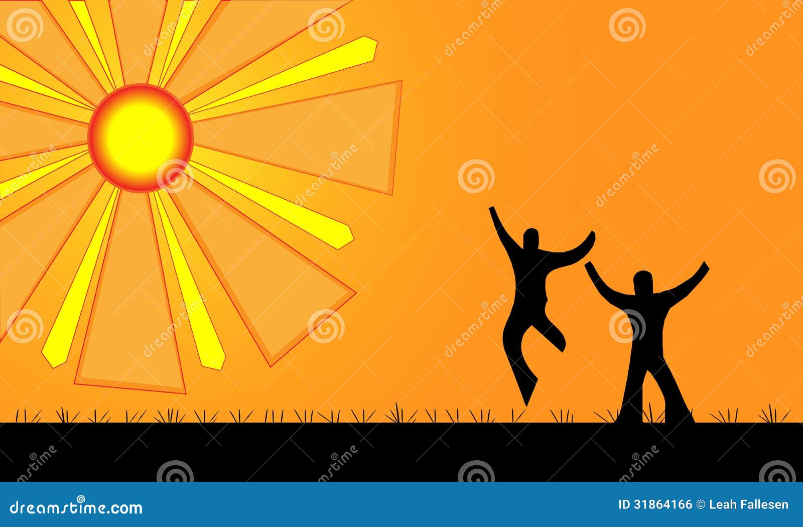 Fun in the Sun stock vector. Illustration of lifestyle - 31864166