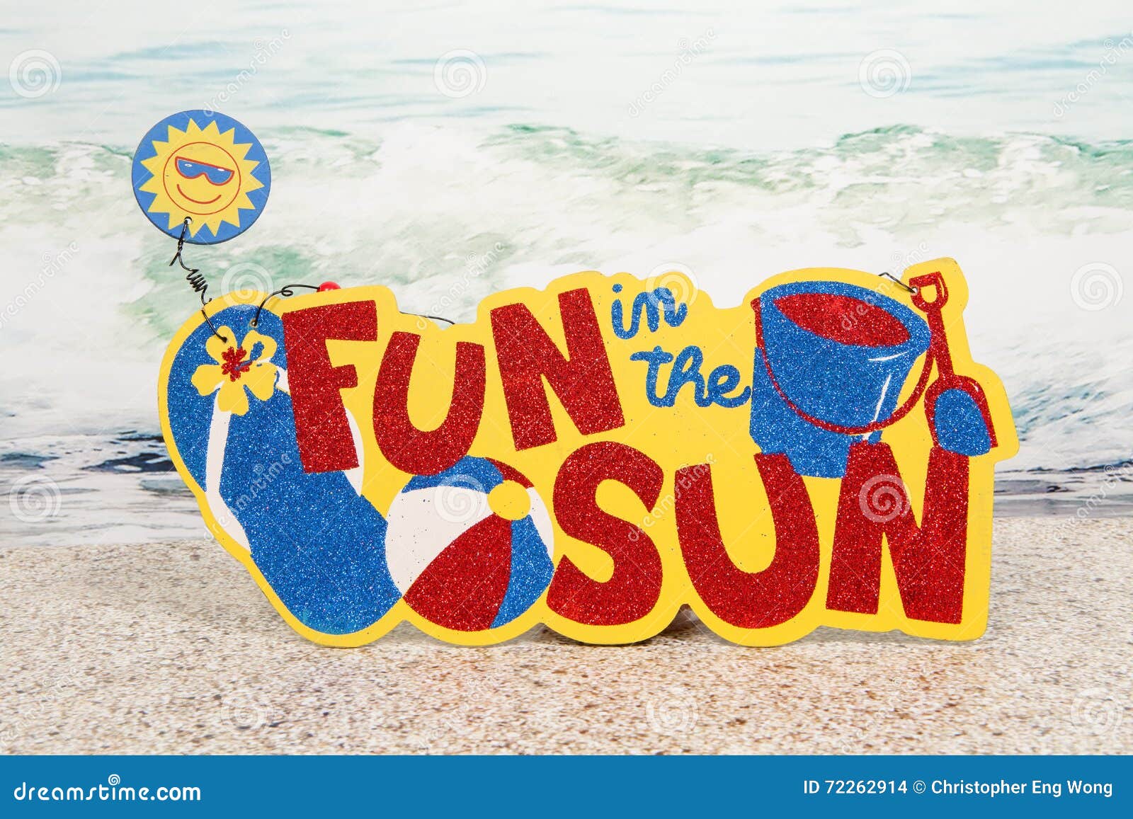 Fun in the Sun stock photo. Image of seasonal, ocean - 72262914