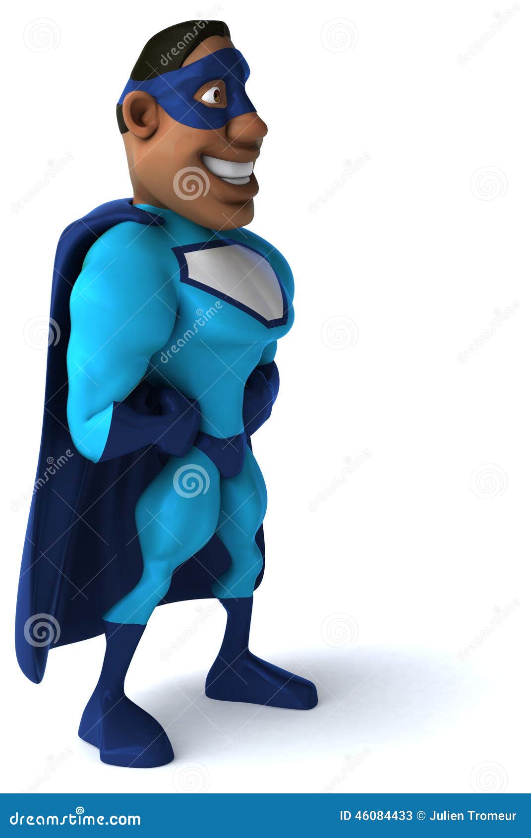 Fun superhero stock illustration. Illustration of superhero - 46084433