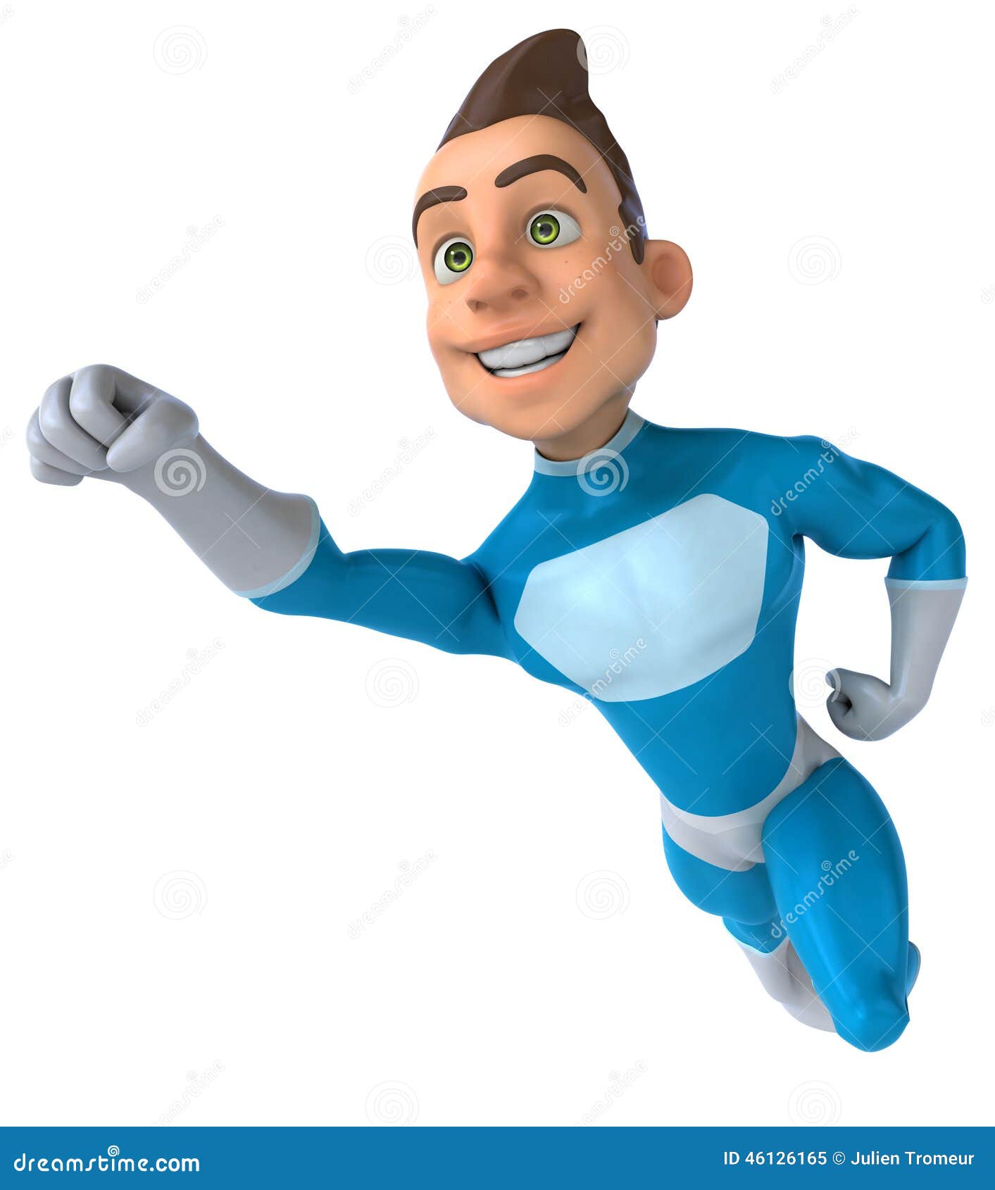Fun superhero stock illustration. Illustration of hero - 46126165