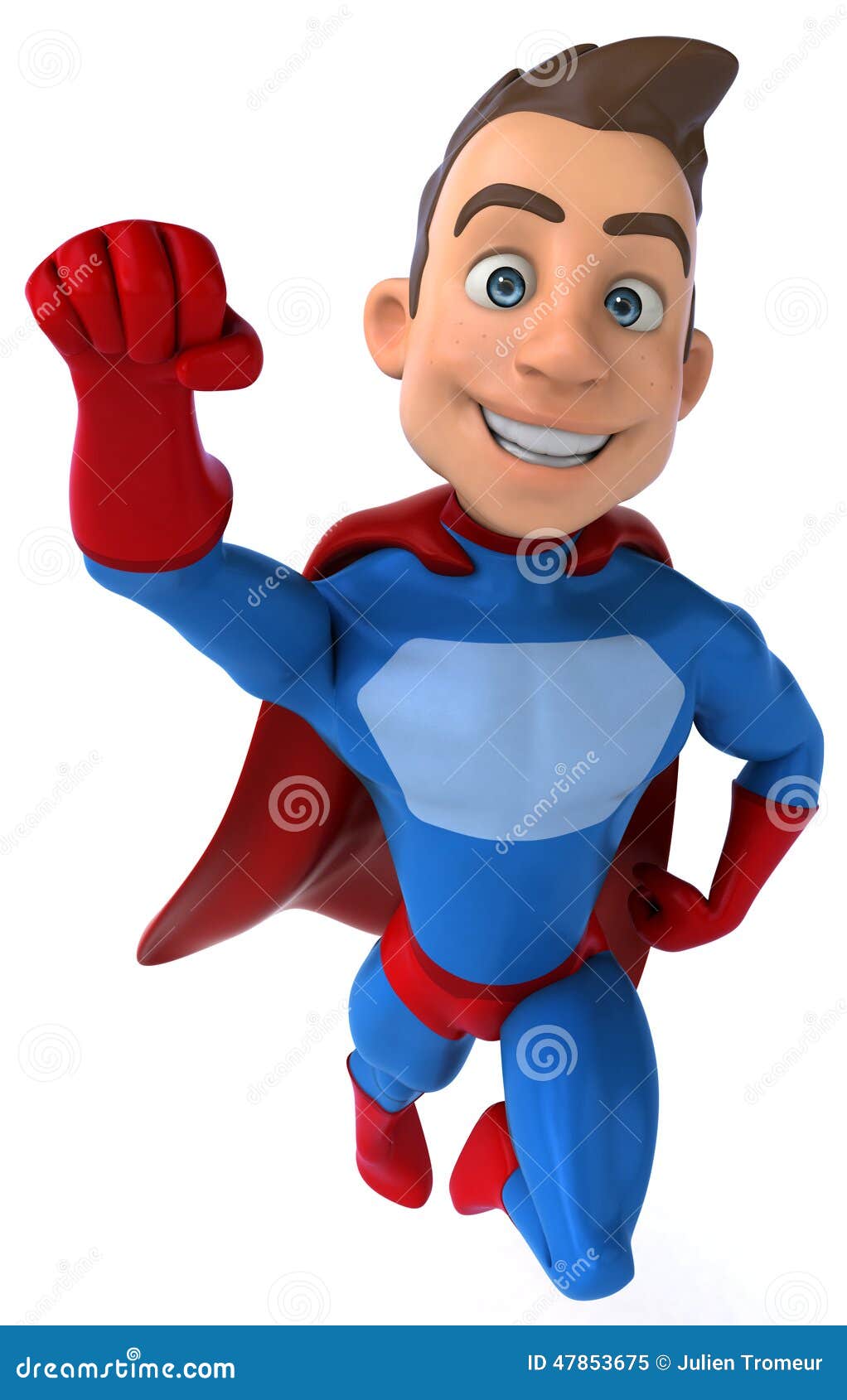 Fun superhero stock illustration. Illustration of speed - 47853675