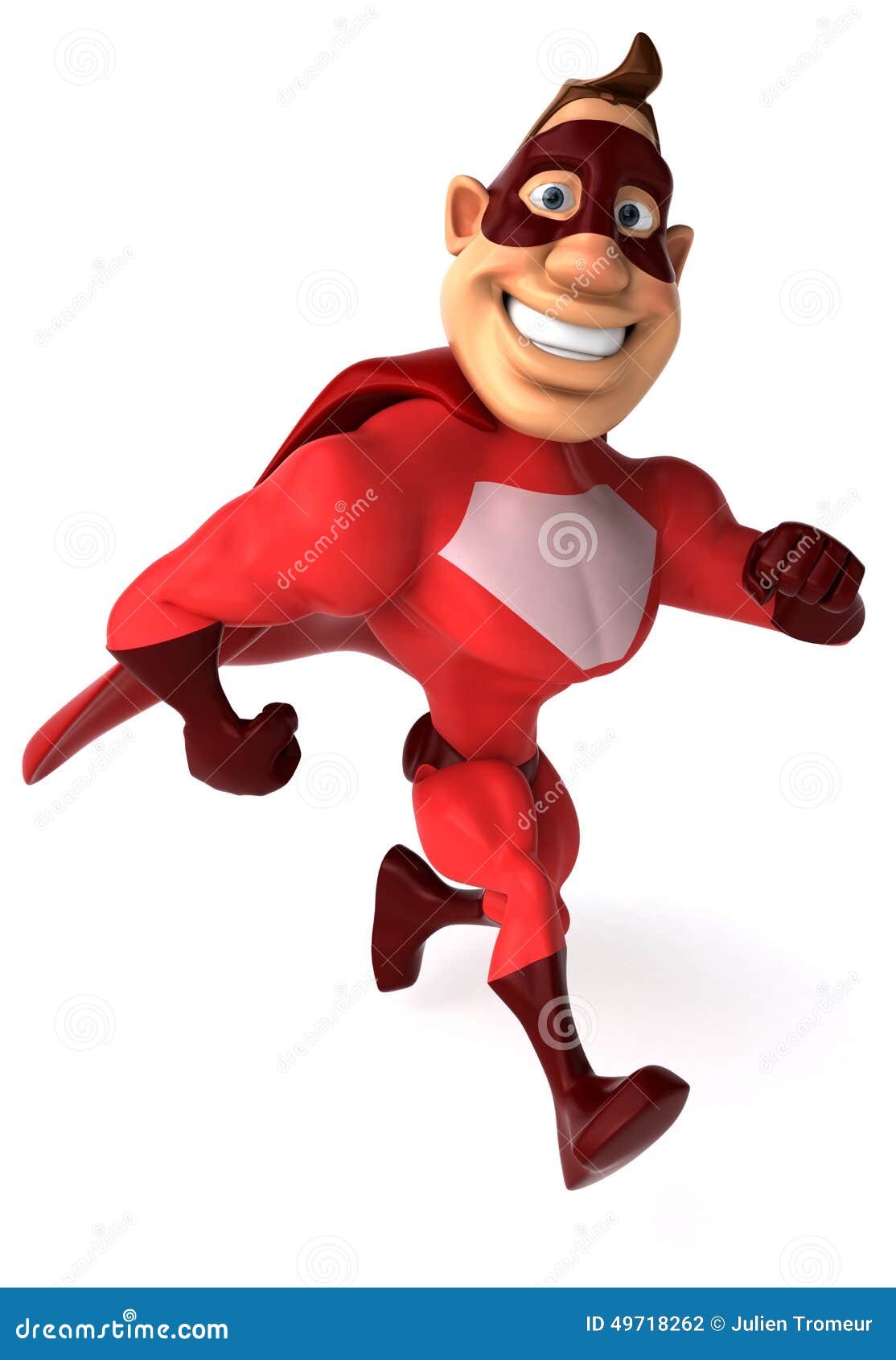 Fun superhero stock illustration. Illustration of super - 49718262
