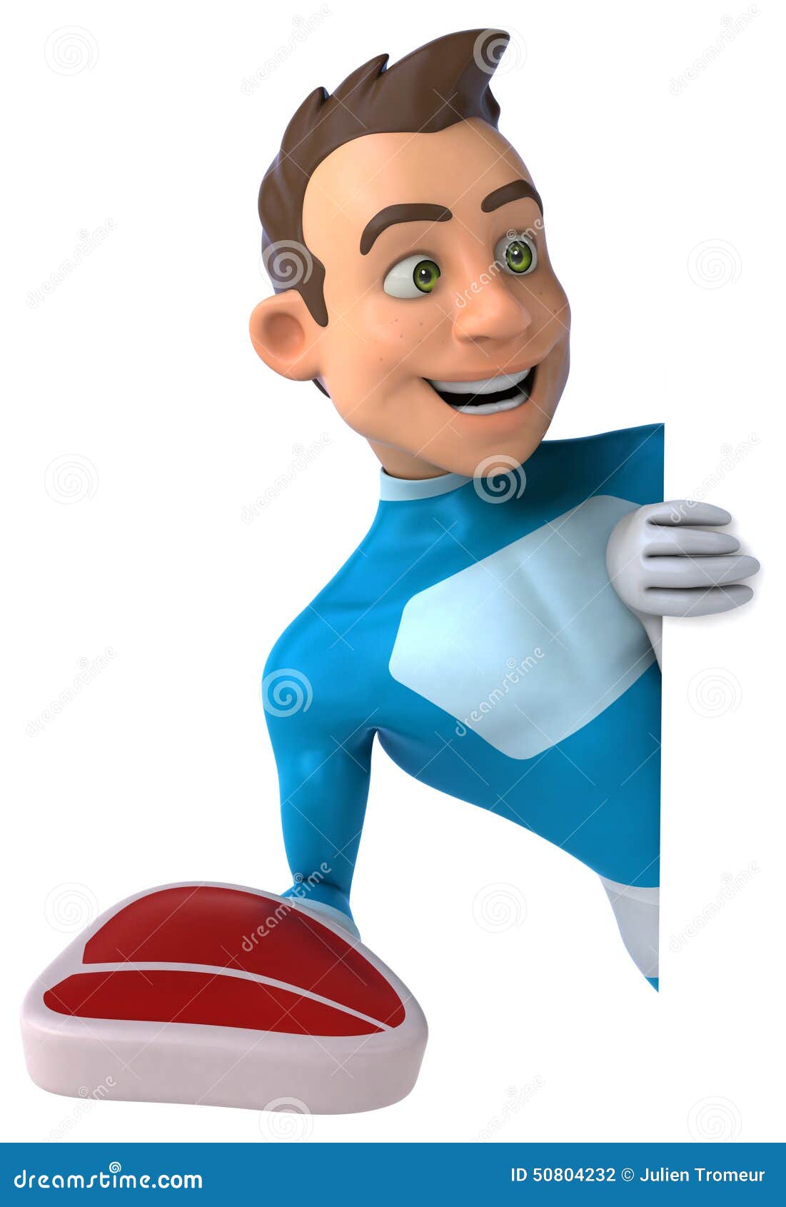 Fun superhero stock illustration. Illustration of cartoon - 50804232