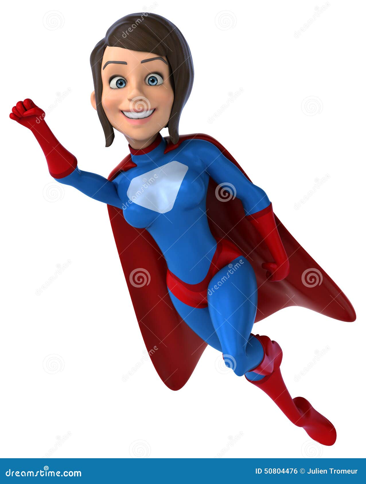 Fun superhero stock illustration. Illustration of action - 50804476