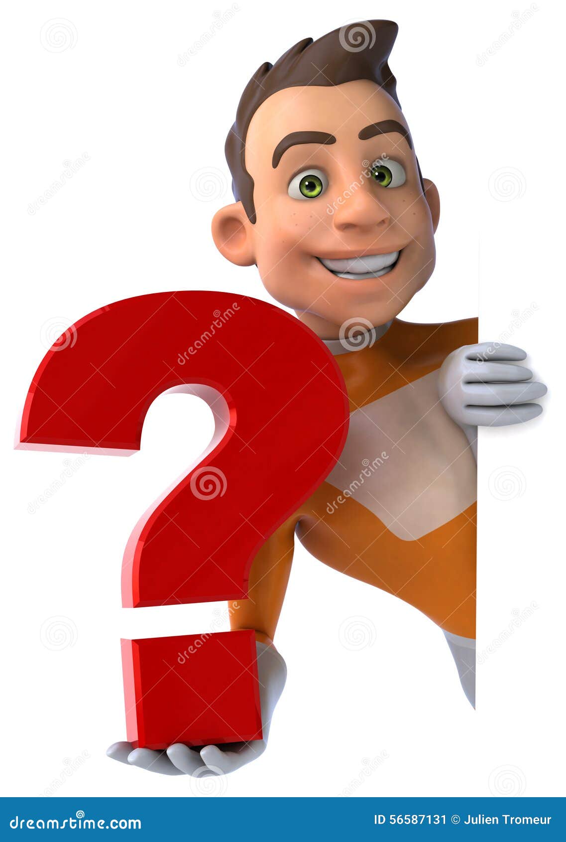 Fun superhero stock illustration. Illustration of fiction - 56587131