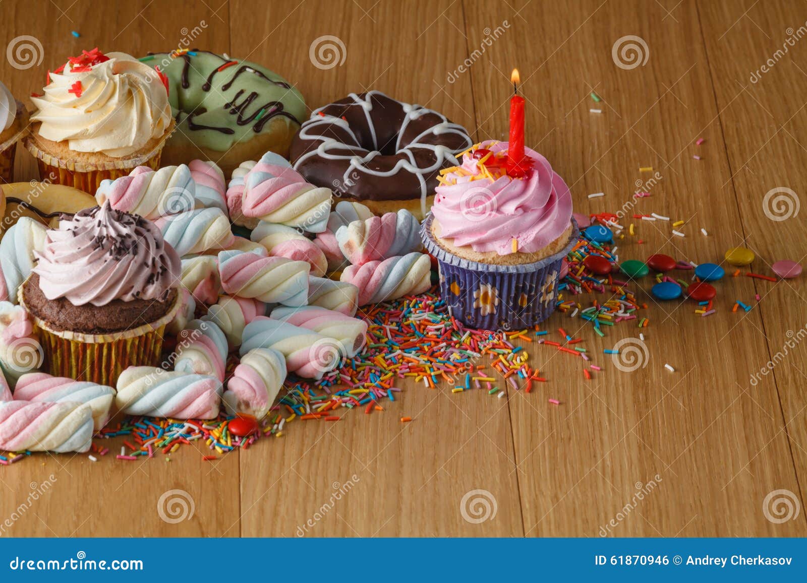 Fun sweet decoration stock photo. Image of year, place - 61870946