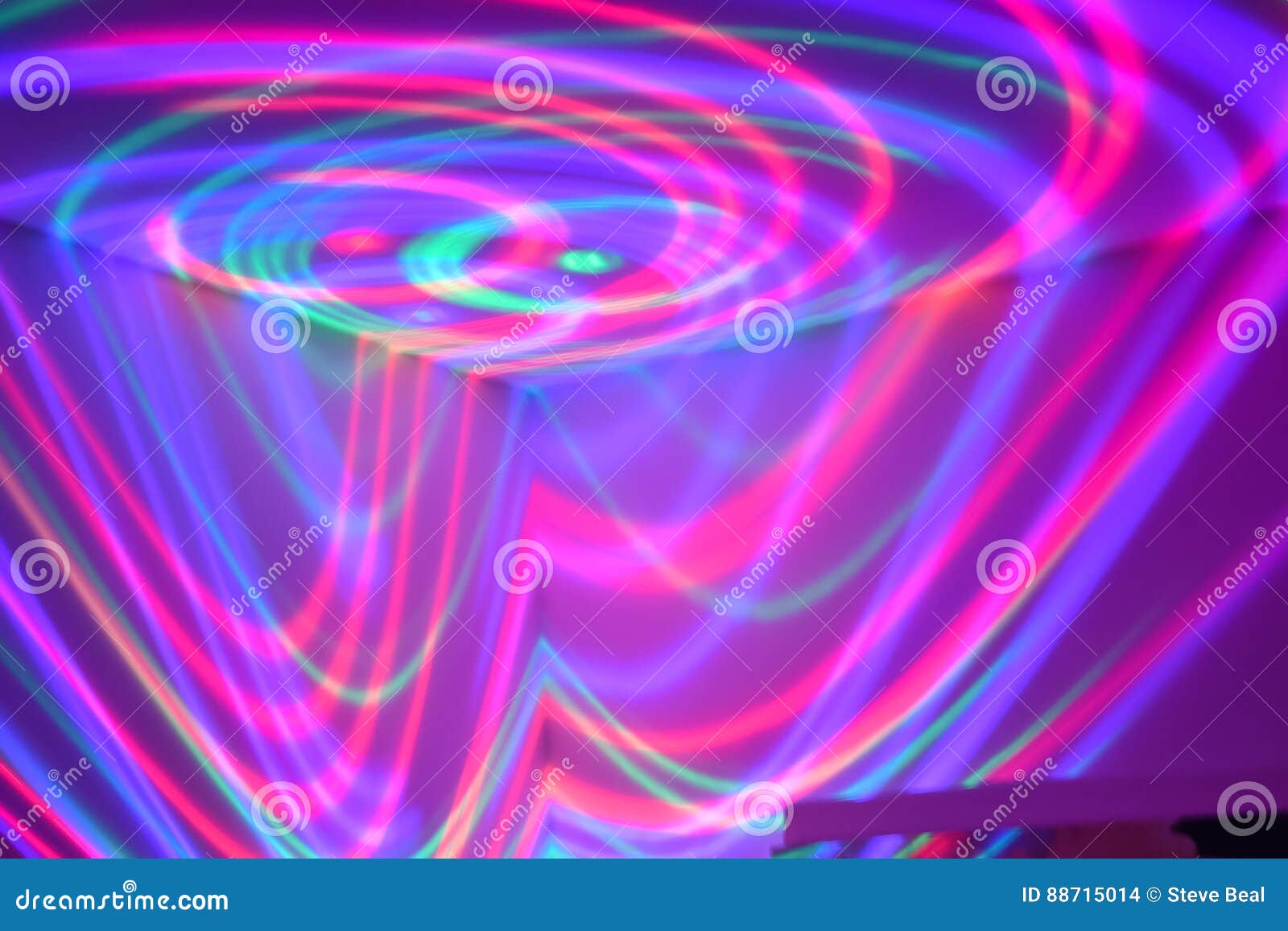 Fun Swirling Neon Lights stock photo. Image of background - 88715014