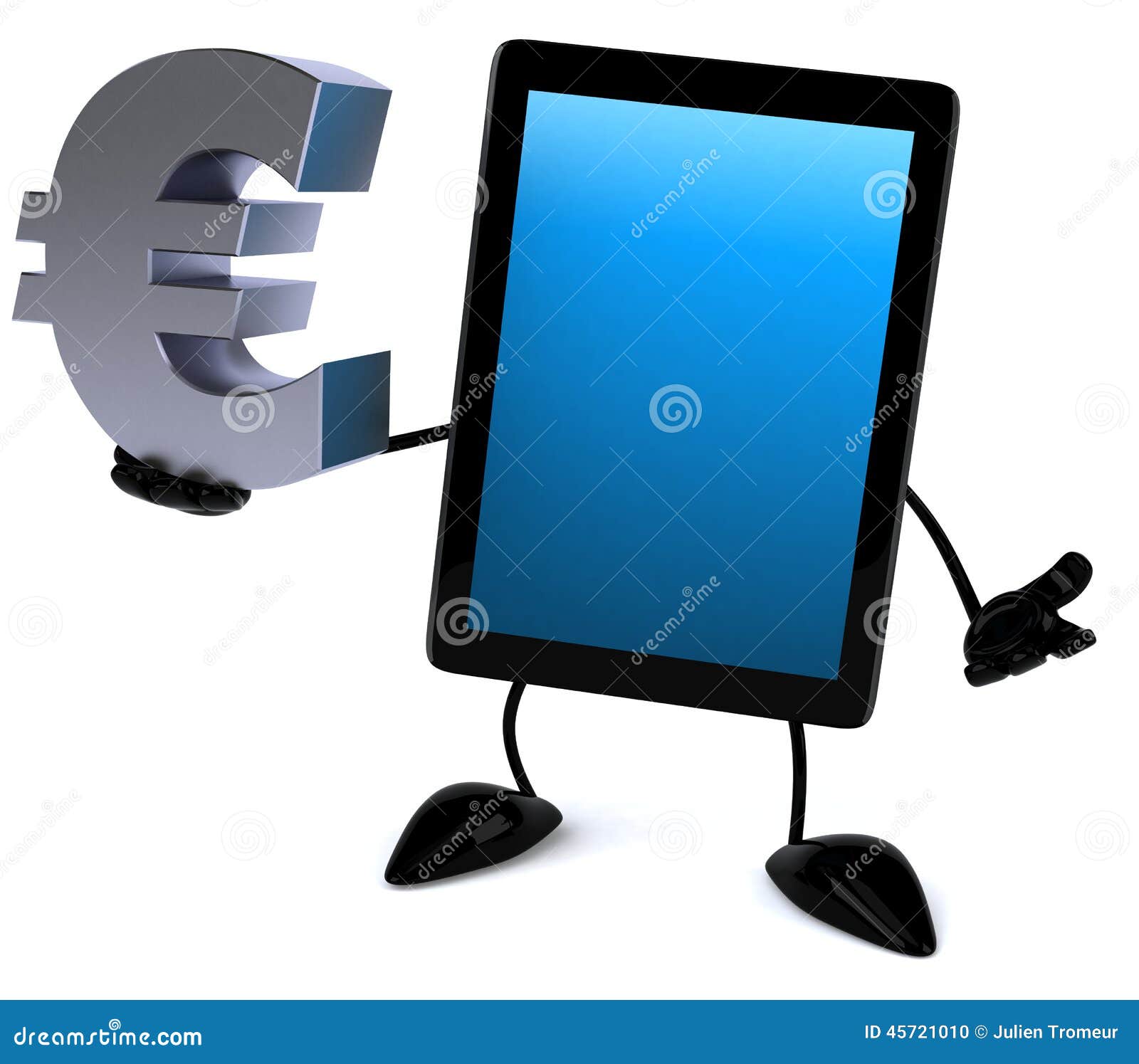 Fun tablet stock illustration. Illustration of table - 45721010